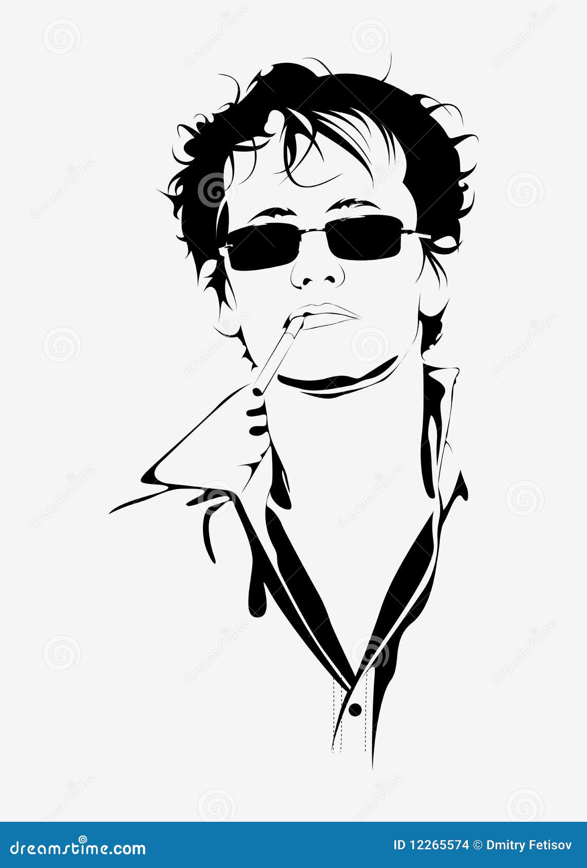 Handsome Dark Brooding Man Holding His Hand Out In A Magical Pose ...