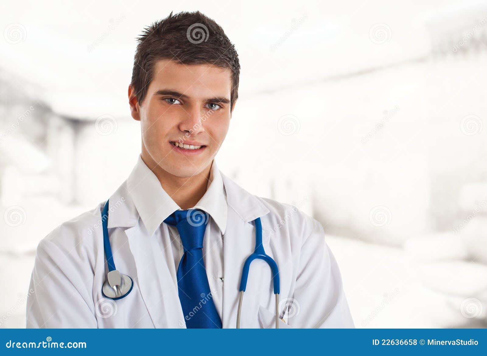 Handsome doctor stock photo. Image of smiling, handsome - 22636658