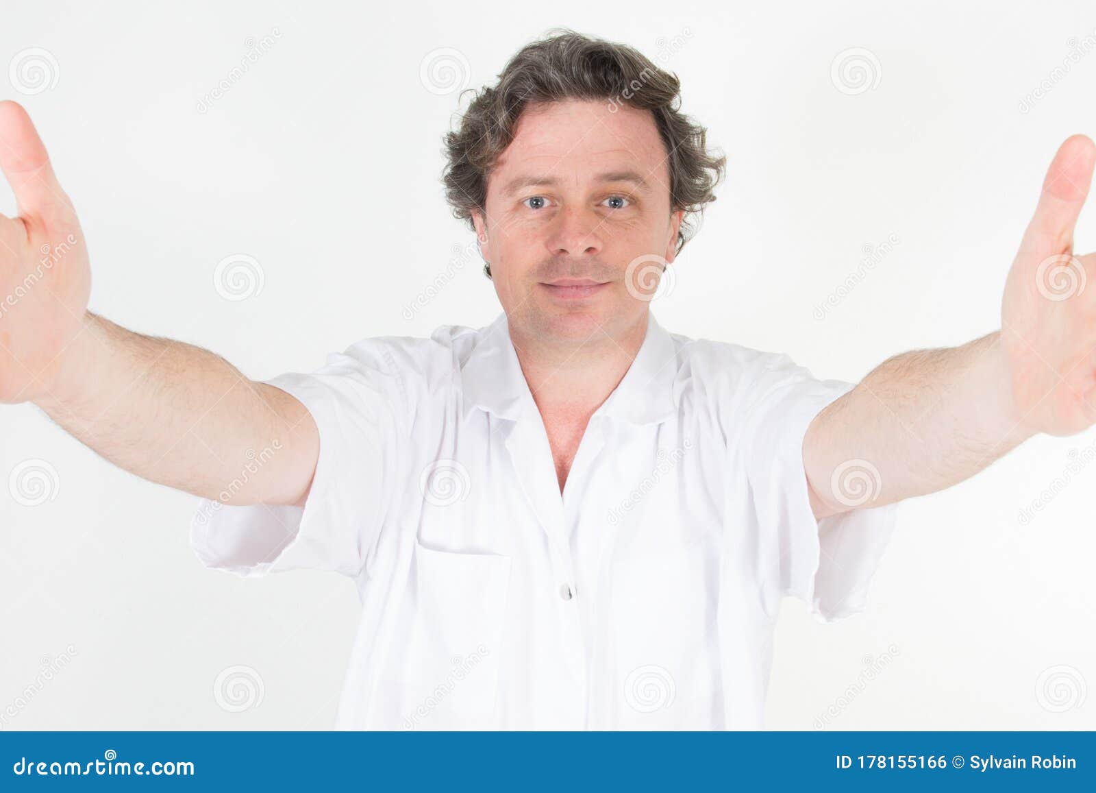 Handsome Doctor Medic Man Taking a Selfie with Phone Camera Stock Photo ...