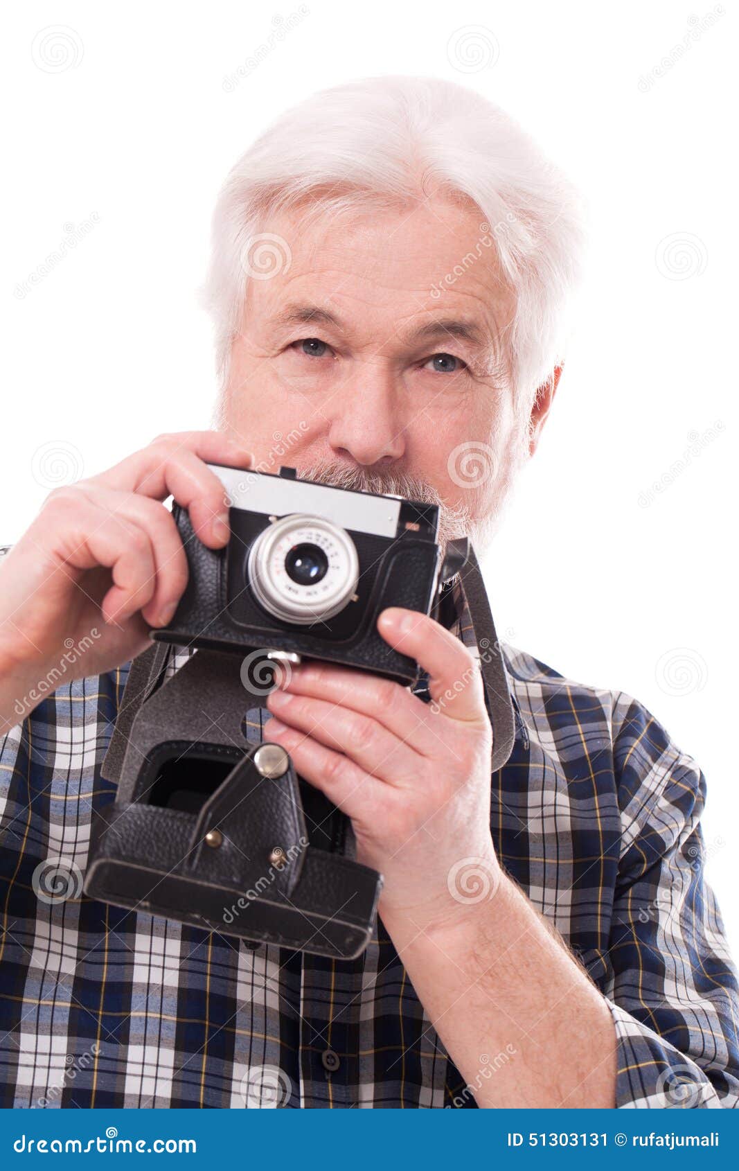 Handsome, elderly man stock image. Image of natural, caucasian - 51303131