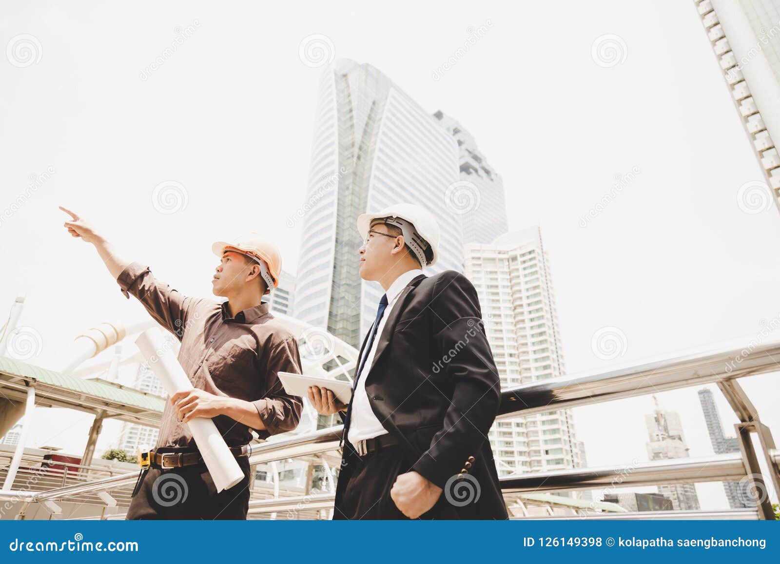 Handsome Employee is Pointing Finger and Telling His Boss that S Stock ...