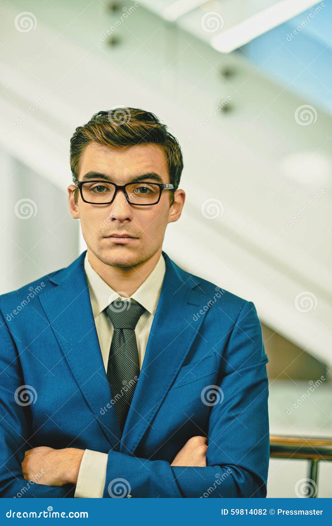 Handsome employee stock photo. Image of people, welldressed - 59814082