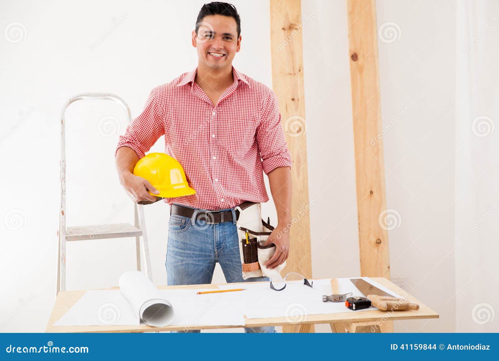 Handsome engineer at work stock photo. Image of engineer - 41159844