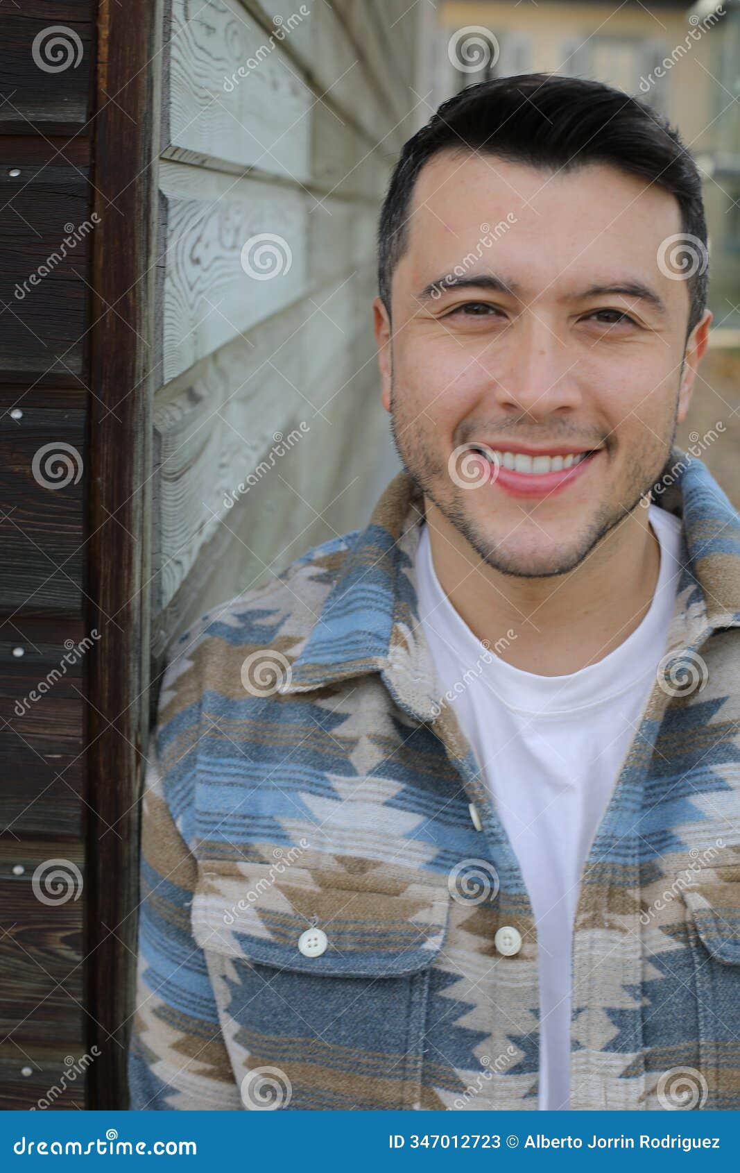 Handsome Ethnic Man Posing in Autumn Mood Stock Image - Image of hair ...