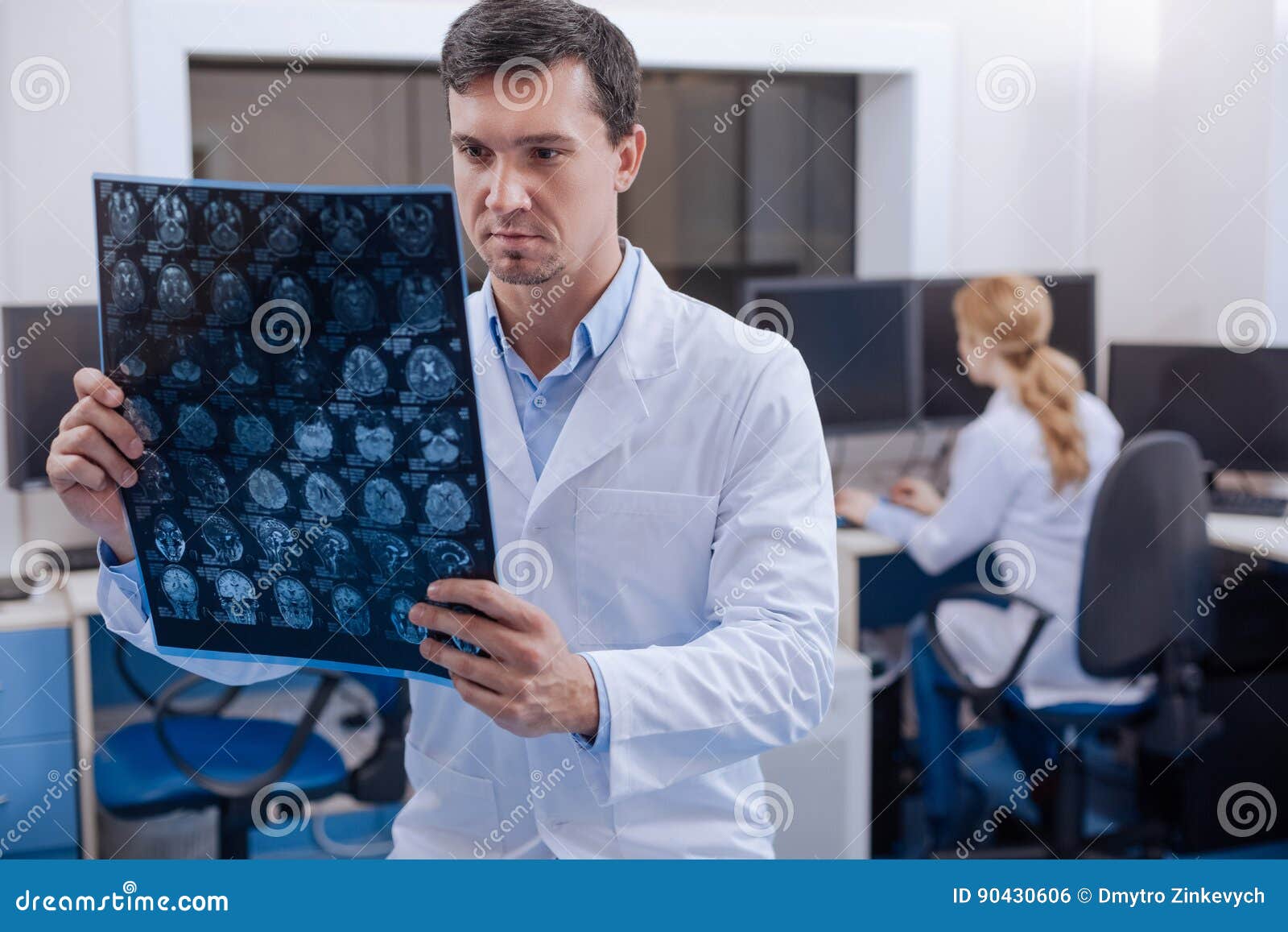 Handsome Experienced Doctor Putting a Diagnosis Stock Photo - Image of ...