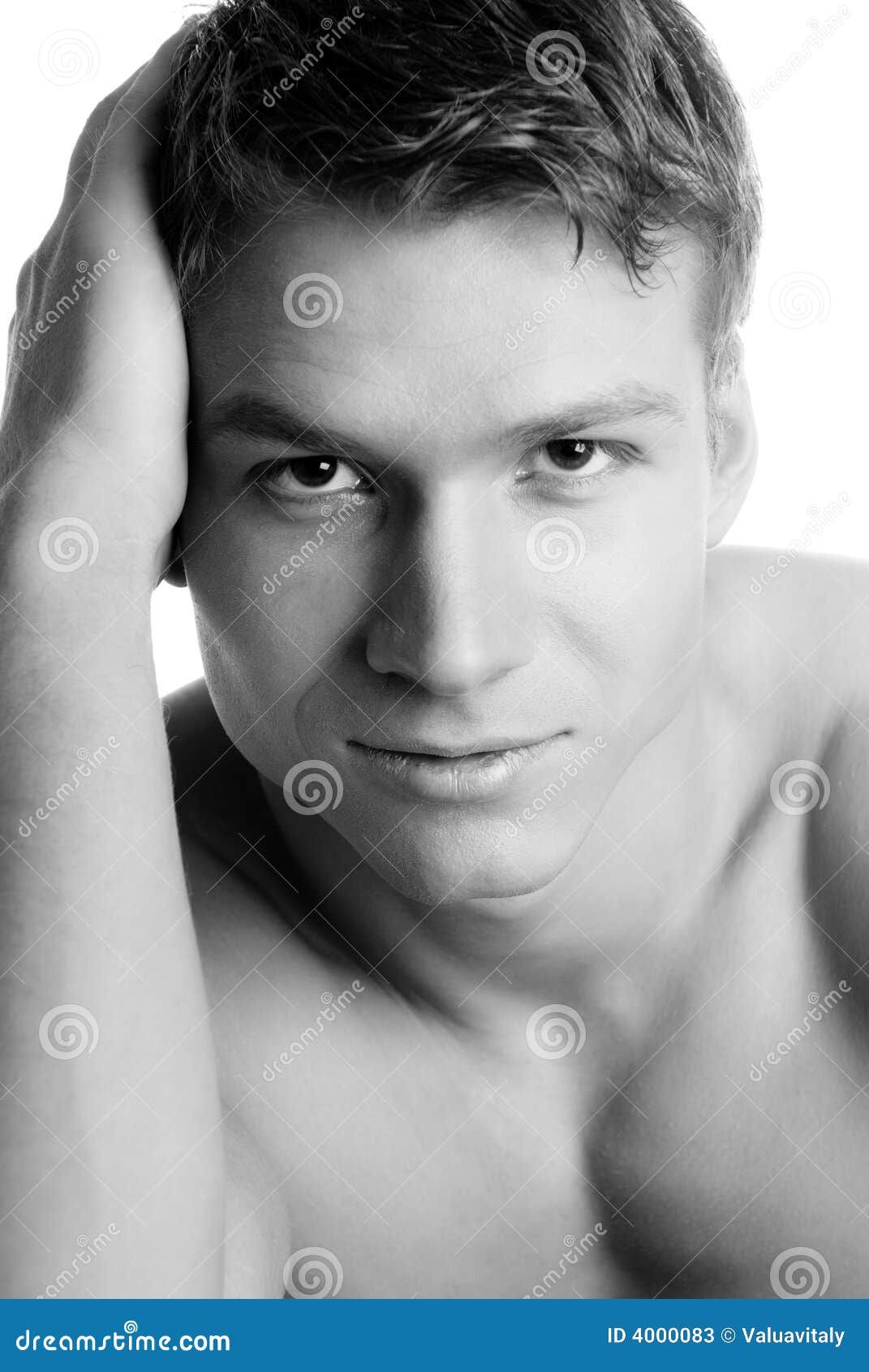 Handsome face stock image. Image of face, person, macho - 4000083