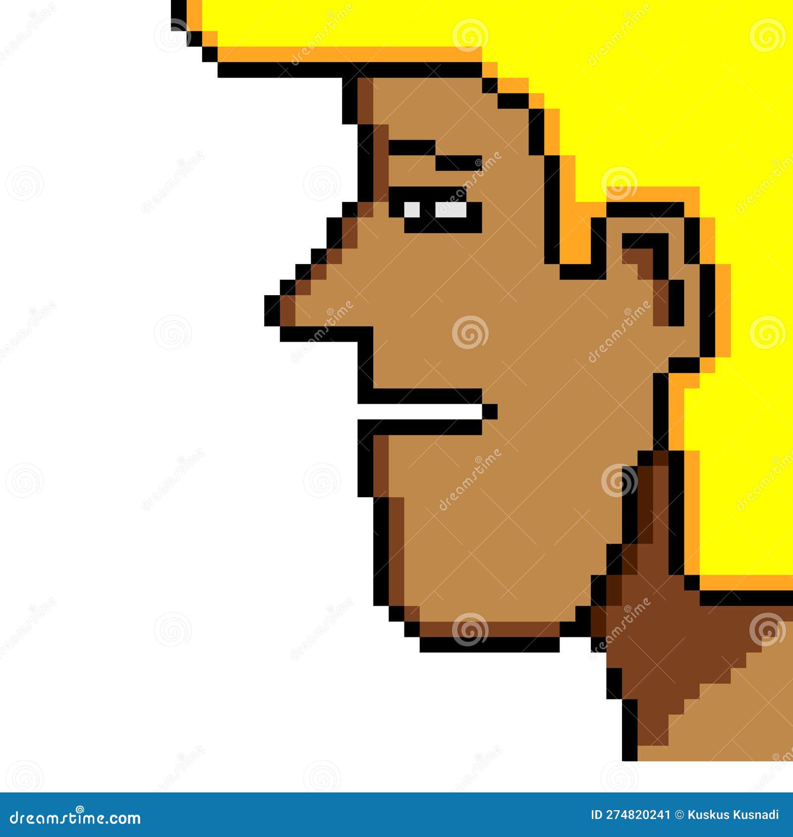 Handsome 2d Pixel Art Pokemon Character In 8-bit Cartoon Style Royalty ...