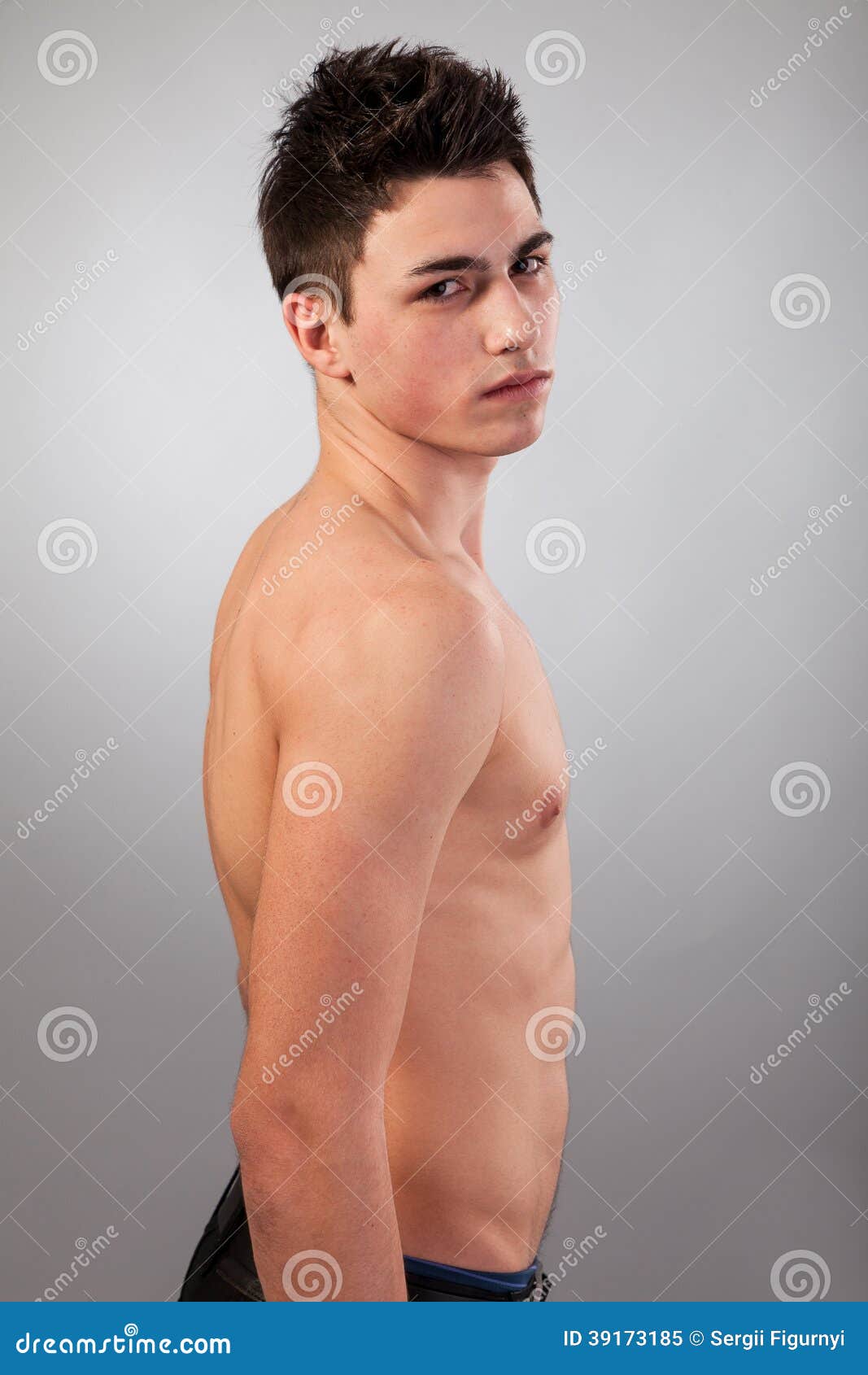 Handsome Face of a Young Man on Grey Stock Image - Image of dark, adult ... Handsome Face of a Young Man on Grey Stock Image - Image of dark, adult ...