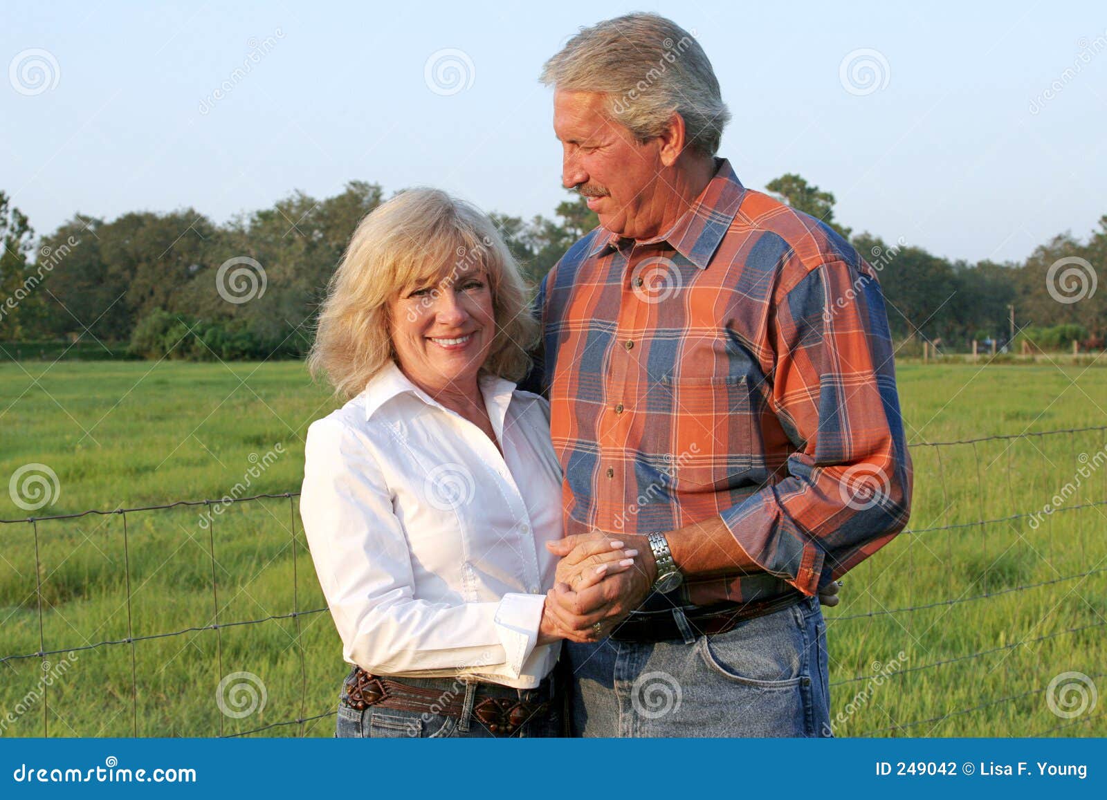 Handsome Farm Couple stock photo. Image of couple, life - 249042