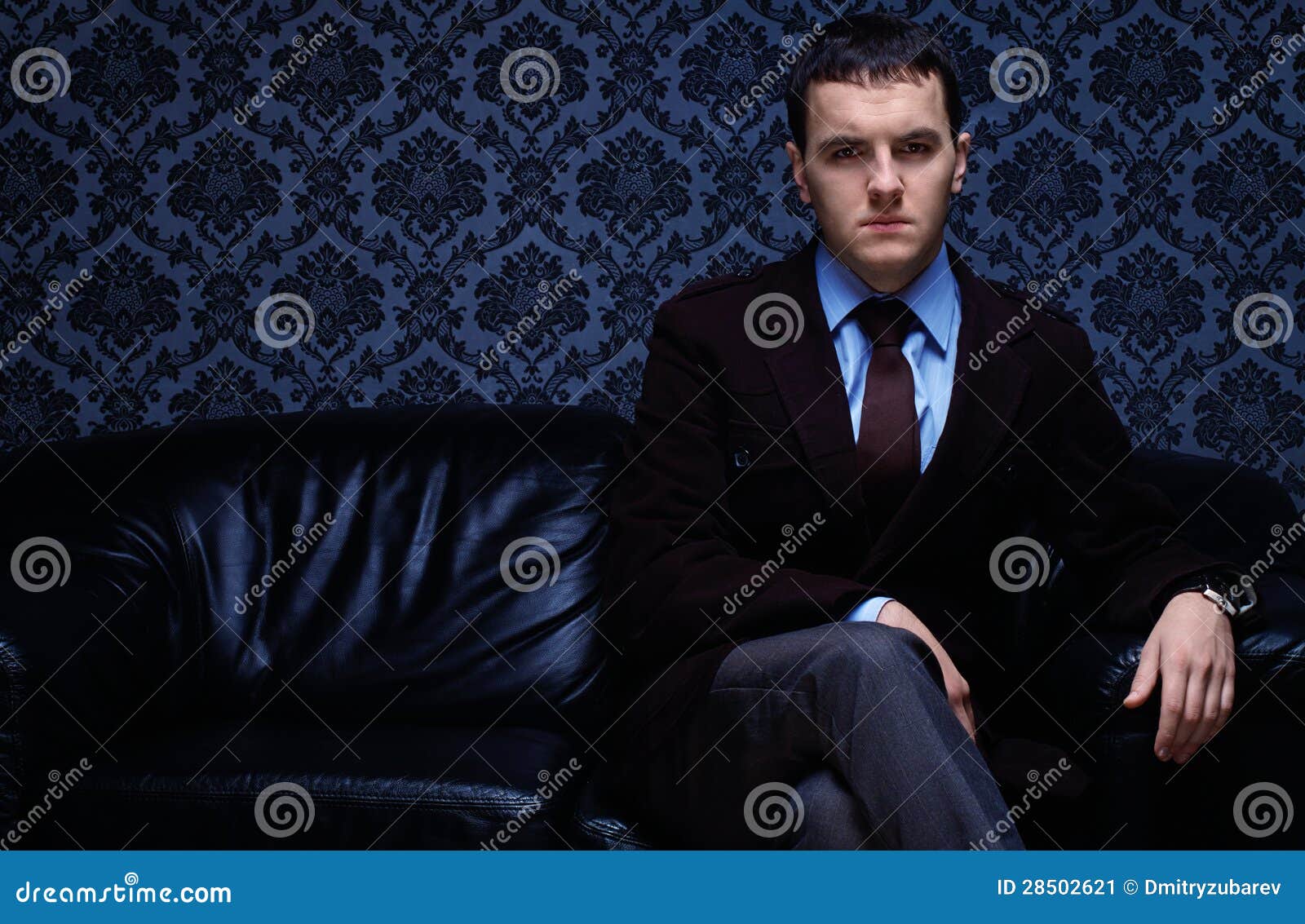 Handsome Fashionable Aristocrate in a Suit Stock Image - Image of suit ...