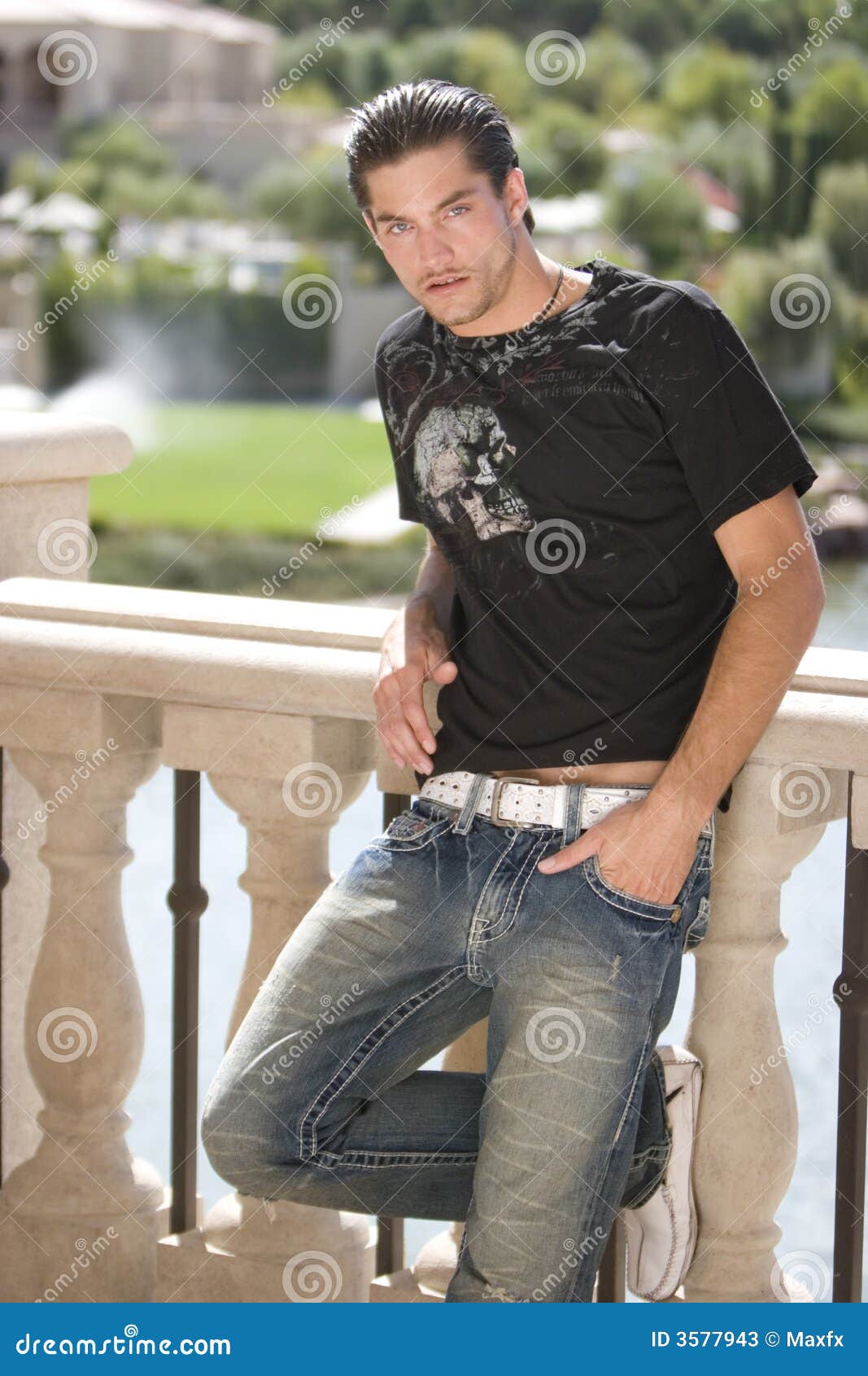 Handsome fashionable man stock image. Image of style, model - 3577943