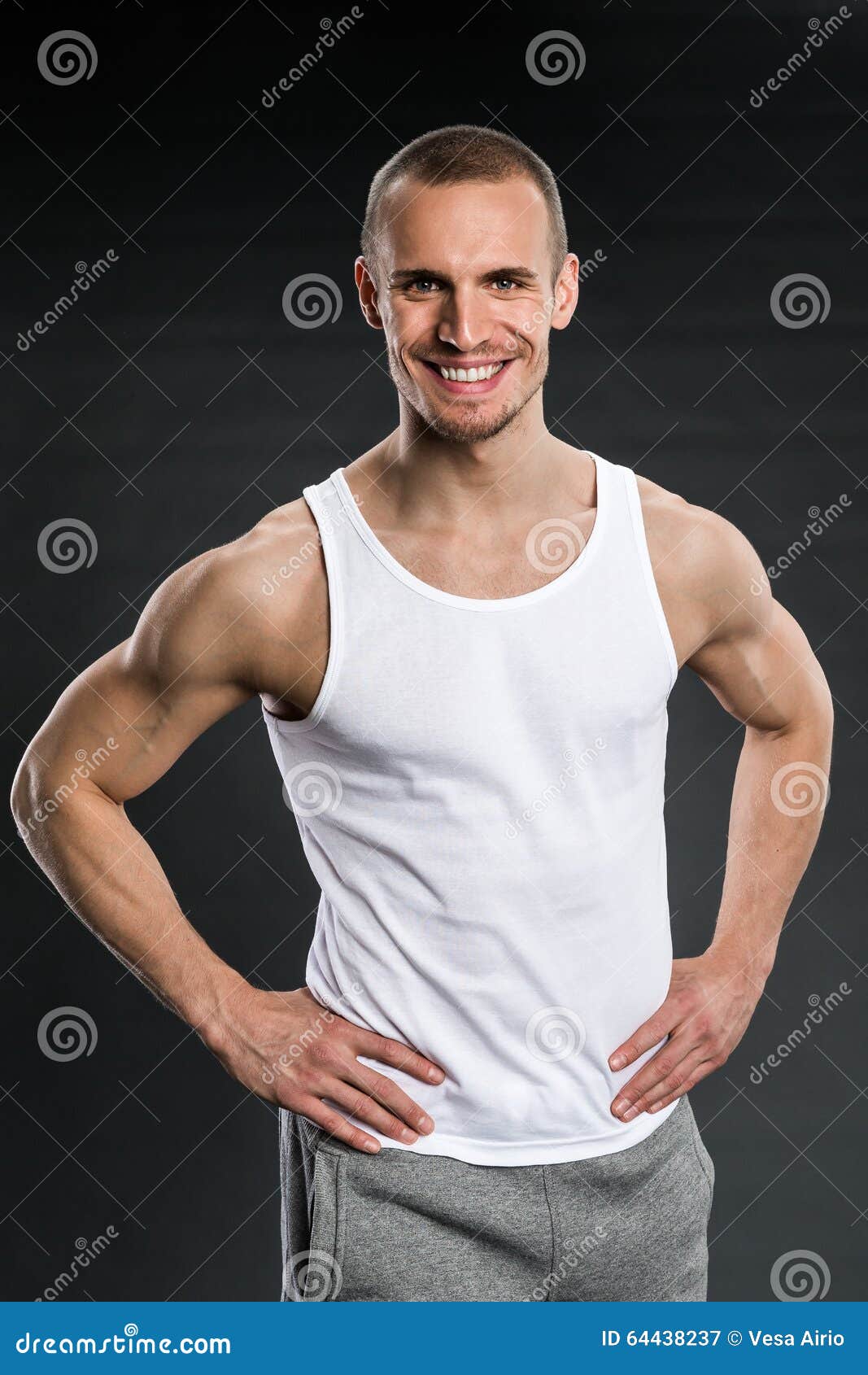 Handsome Fitness Men stock image. Image of muscular, person - 64438237