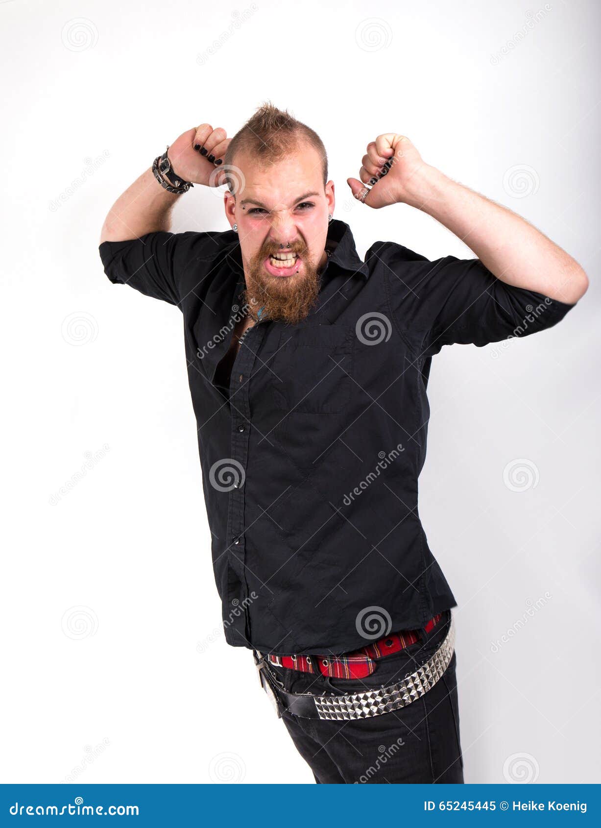 Handsome gothic guy stock image. Image of looking, white - 65245445