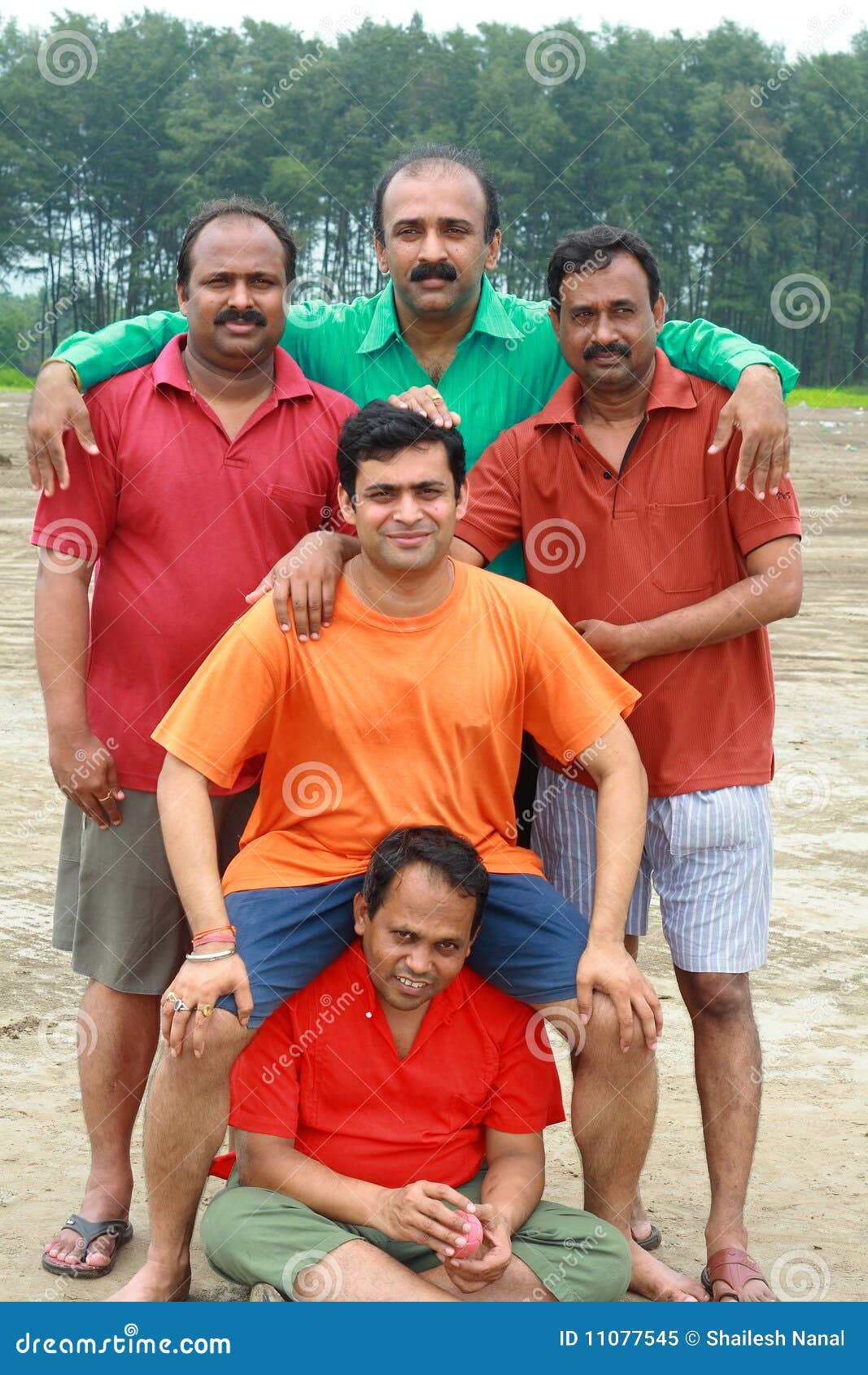Handsome group profile stock image. Image of informal - 11077545