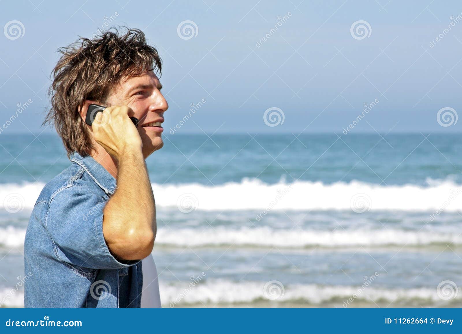 Handsome Guy Making a Phone Call Stock Photo - Image of technology ...