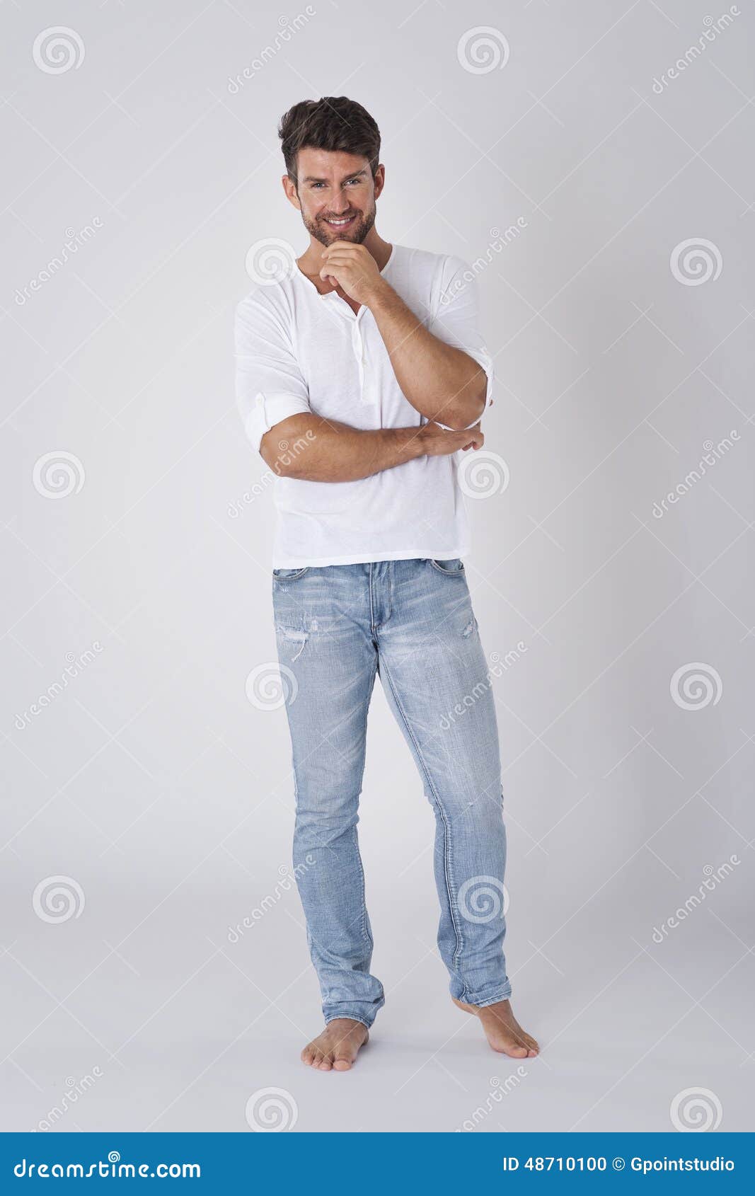 Handsome guy stock photo. Image of attractive, contemporary - 48710100