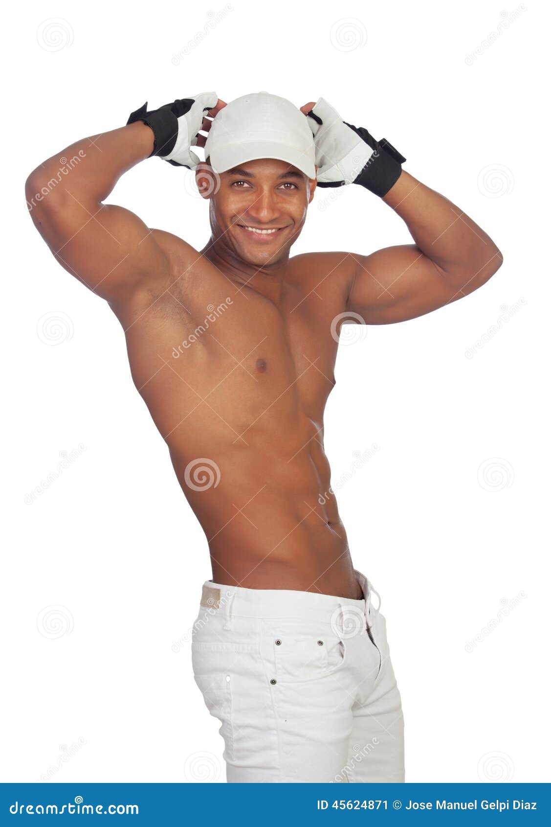 Handsome Guy Showing His Abs Stock Image Image Of Handsome Portrait 45624871