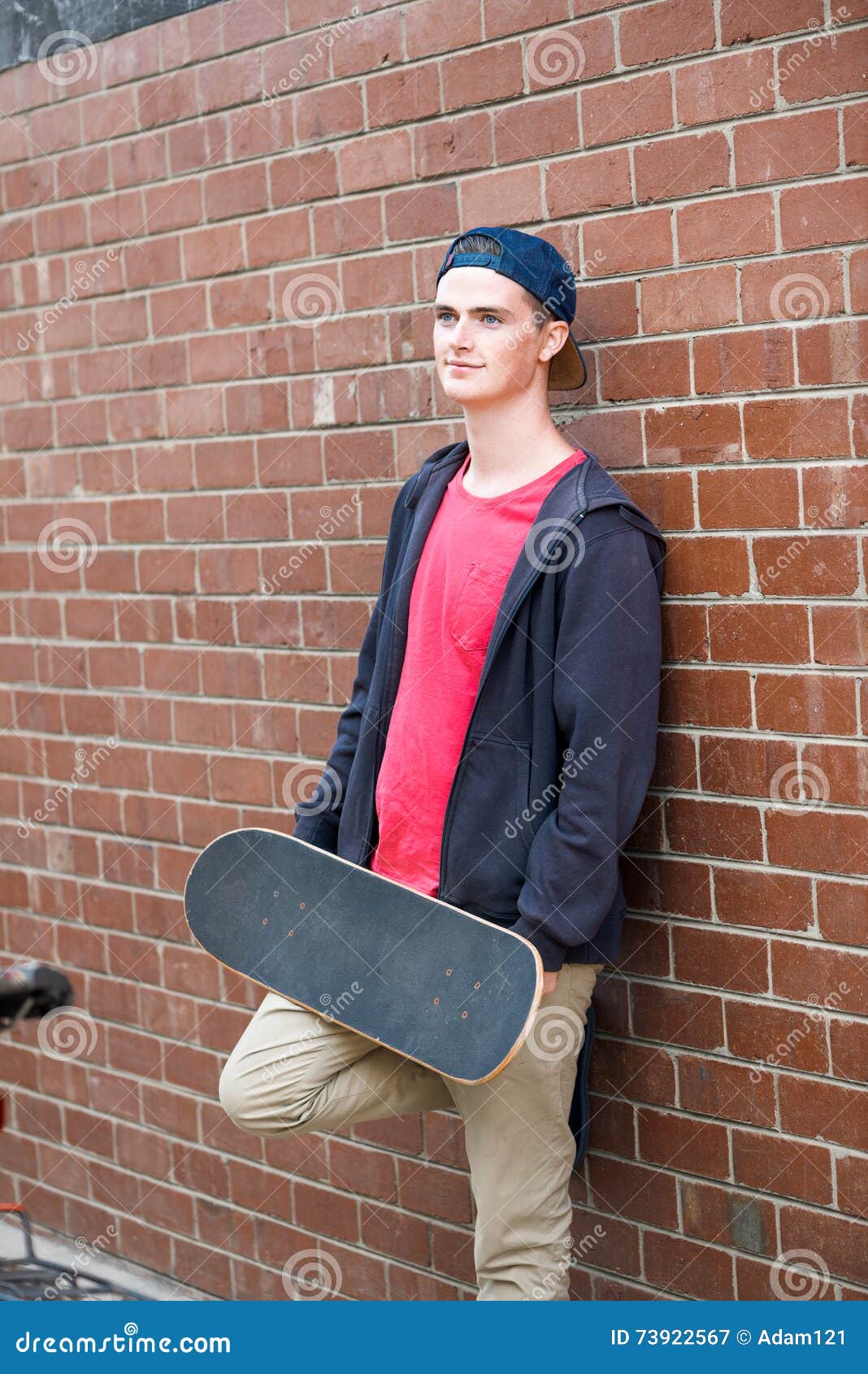 Handsome Guy with Skateboard Stock Image - Image of extreme, skateboard ...