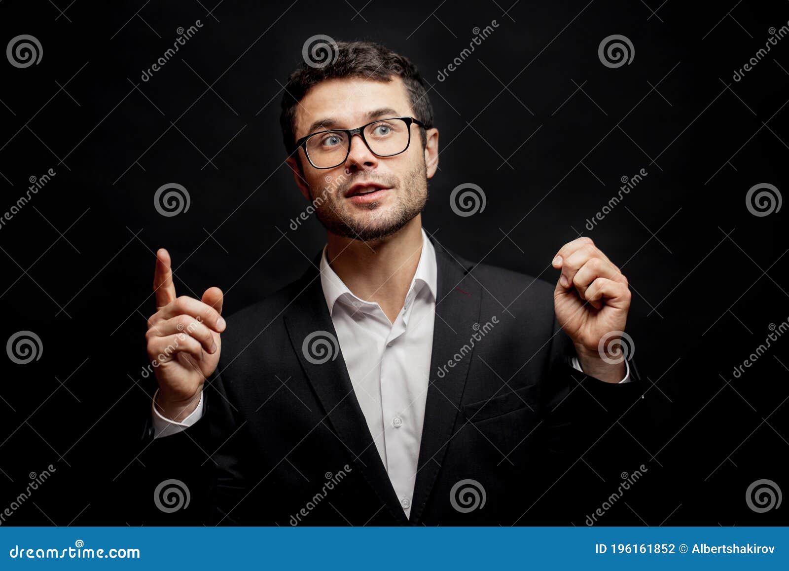 Handsome Guy is Thinking about the Idea Stock Photo - Image of handsome ...