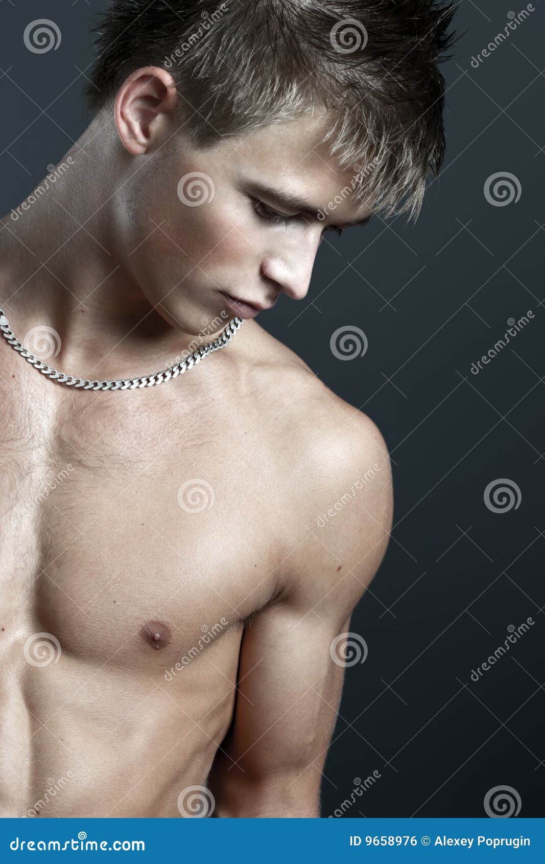Handsome guy torso stock photo. Image of attractive, casual - 9658976