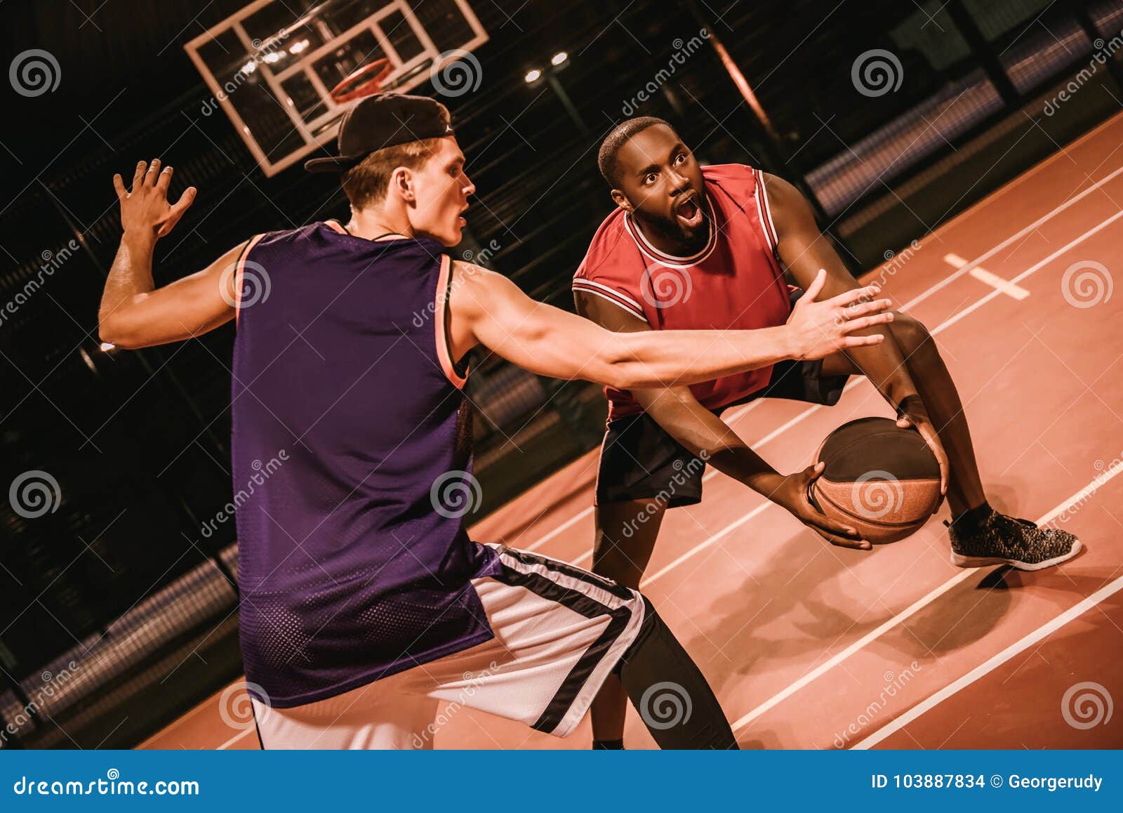 Guys playing basketball stock photo. Image of american - 103887834