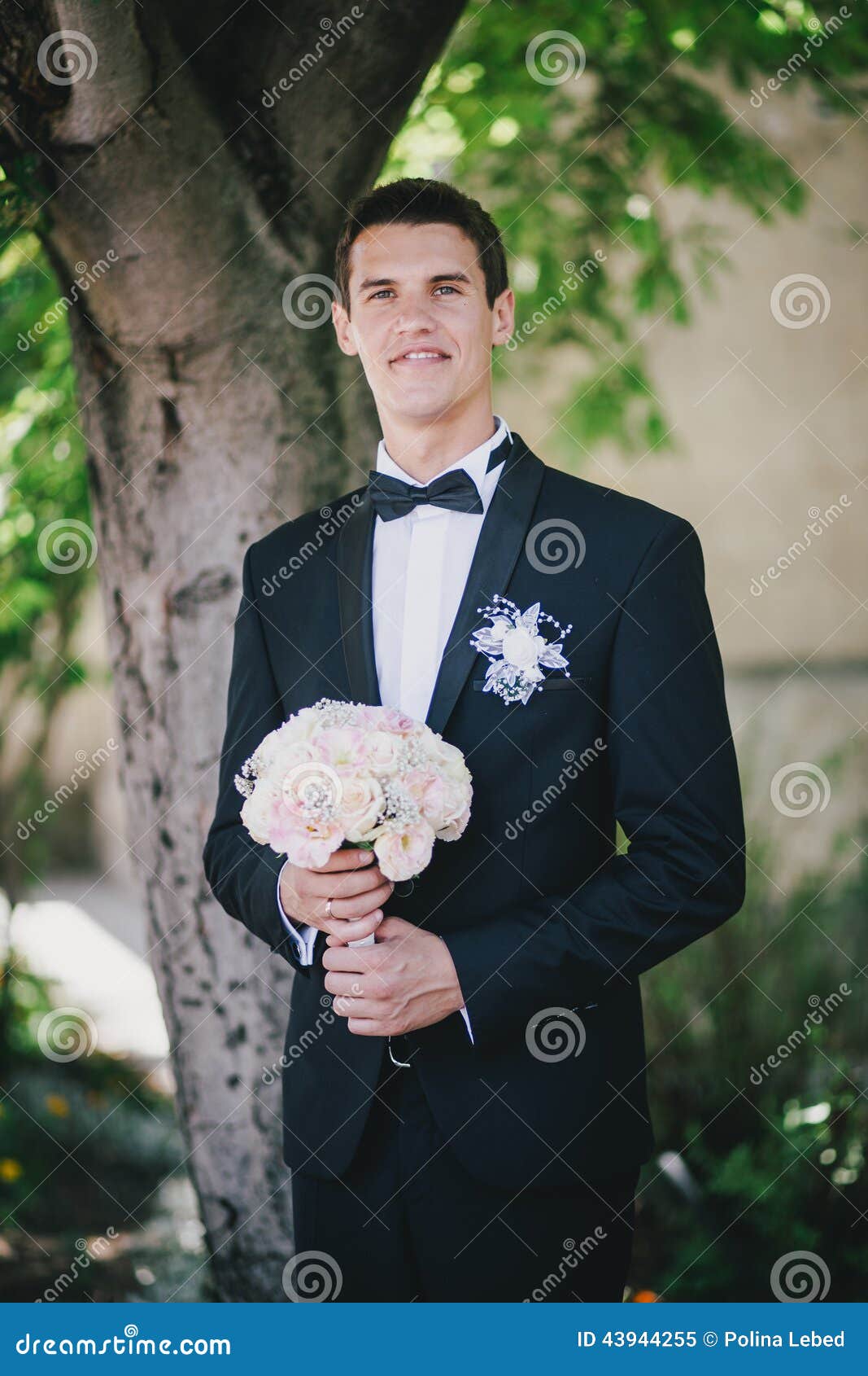 Handsome happy groom stock image. Image of adult, life - 43944255