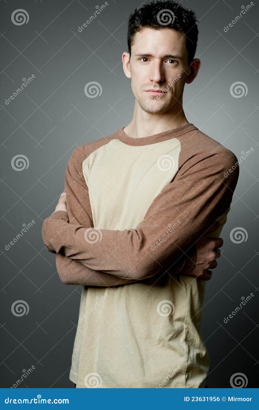 Handsome Happy Man Wearing Casual Cloths. Stock Photo - Image of ...