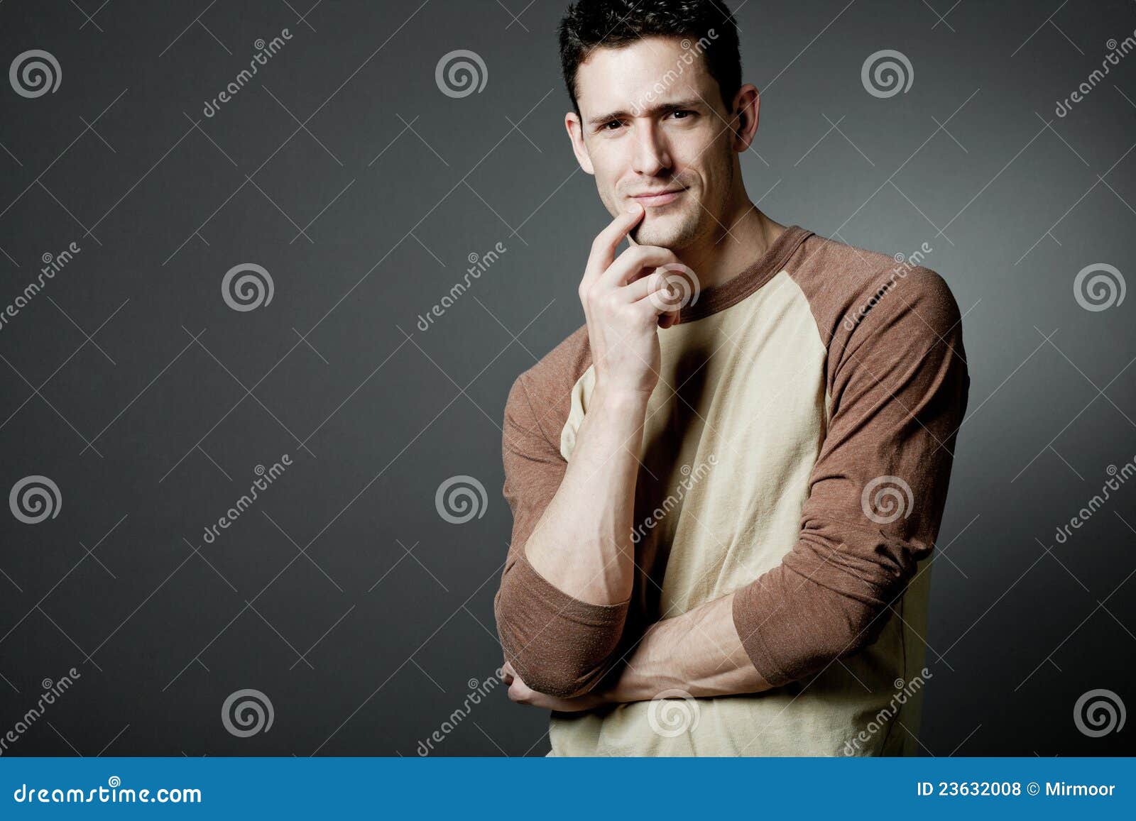 Handsome Happy Man Wearing Casual Cloths. Stock Photo - Image of jeans ...