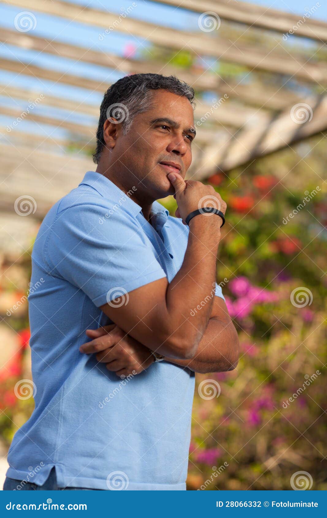 Handsome Hispanic man stock photo. Image of mixed, lifestyle - 28066332