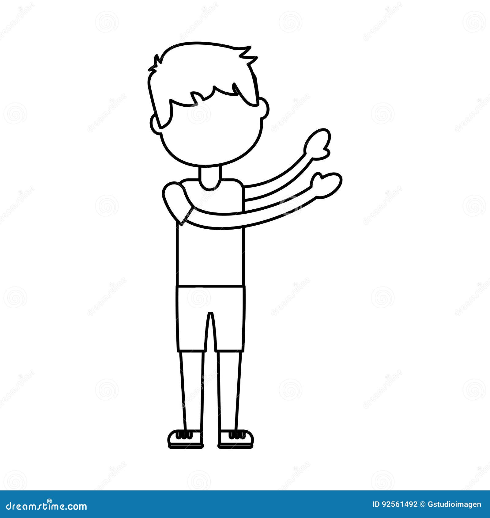 Handsome icon boy stock vector. Illustration of background - 92561492