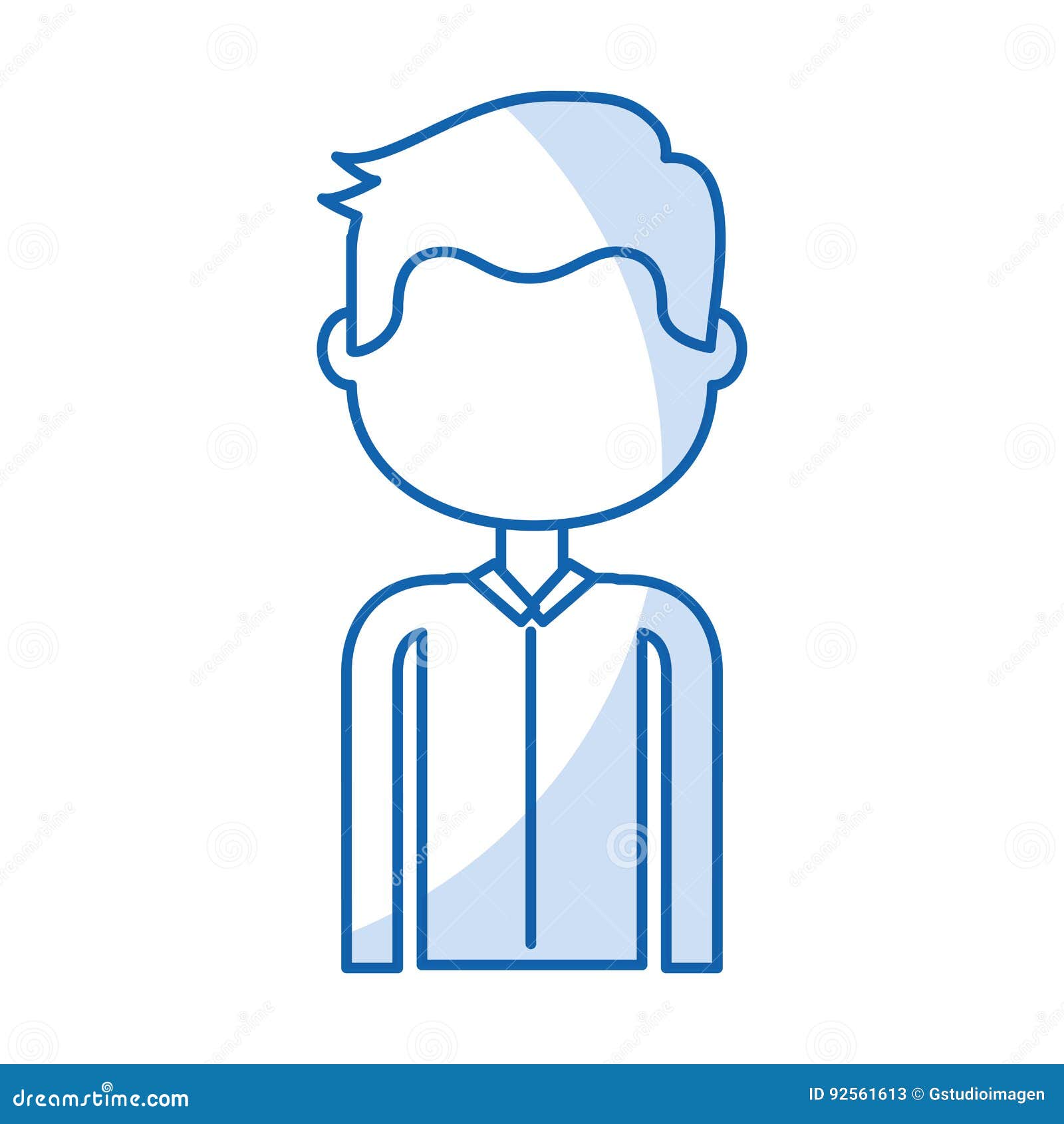 Handsome icon boy stock vector. Illustration of handsome - 92561613
