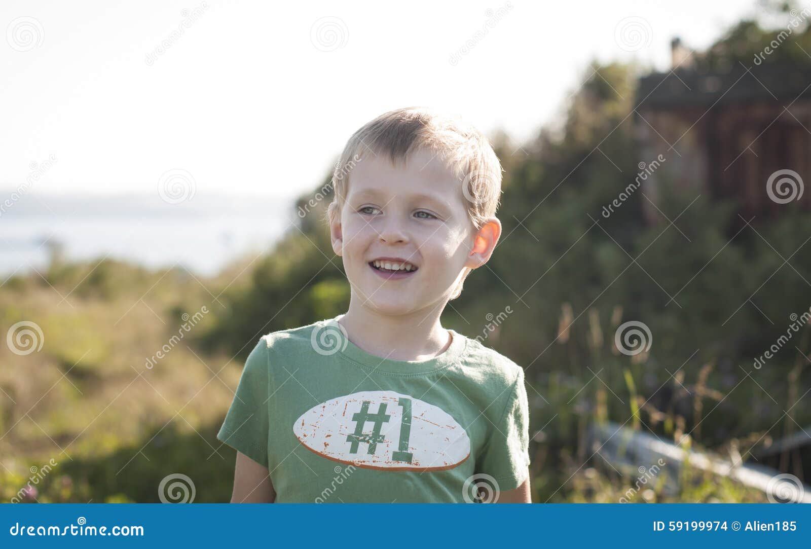 Handsome Kid Walking Outdoors Stock Photo - Image of fashion, cheerful ...