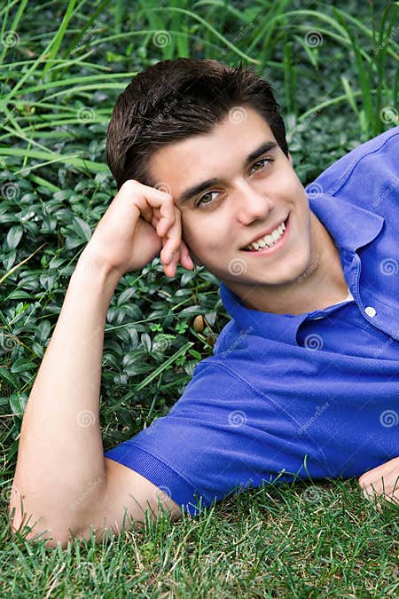 Handsome Lad stock image. Image of leisure, teenager, summer - 1804663