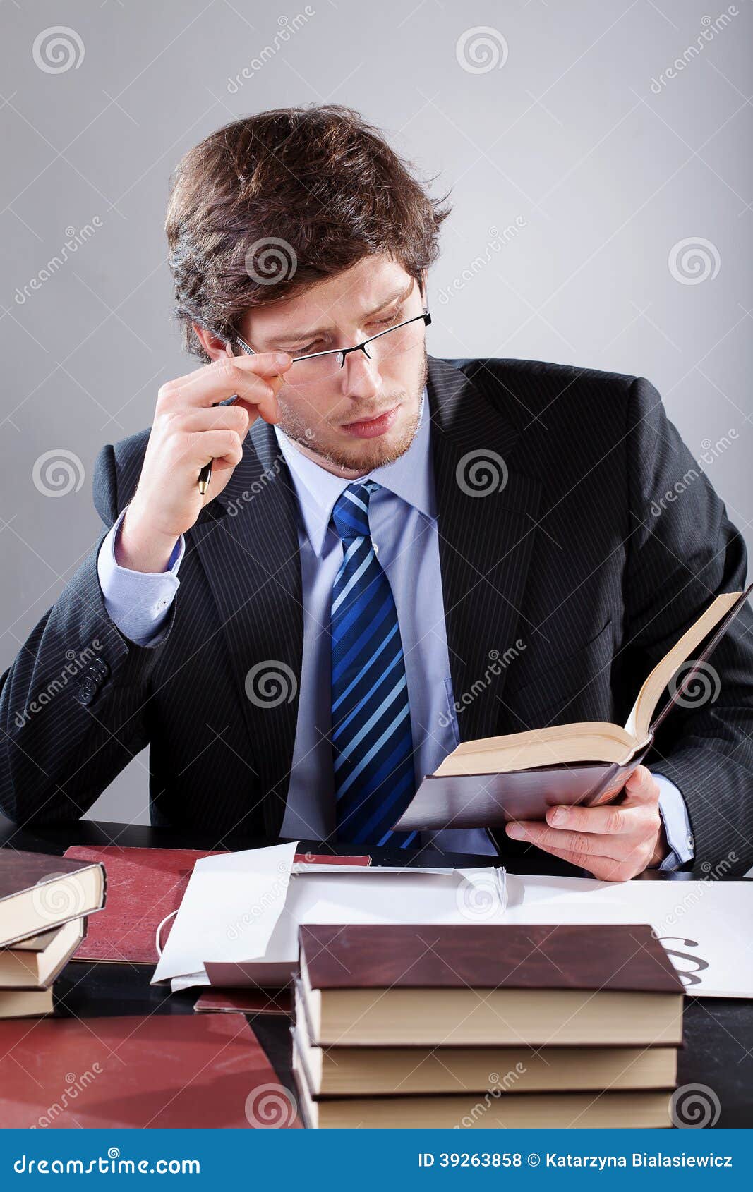 Handsome lawyer stock photo. Image of cheerful, corporate - 39263858