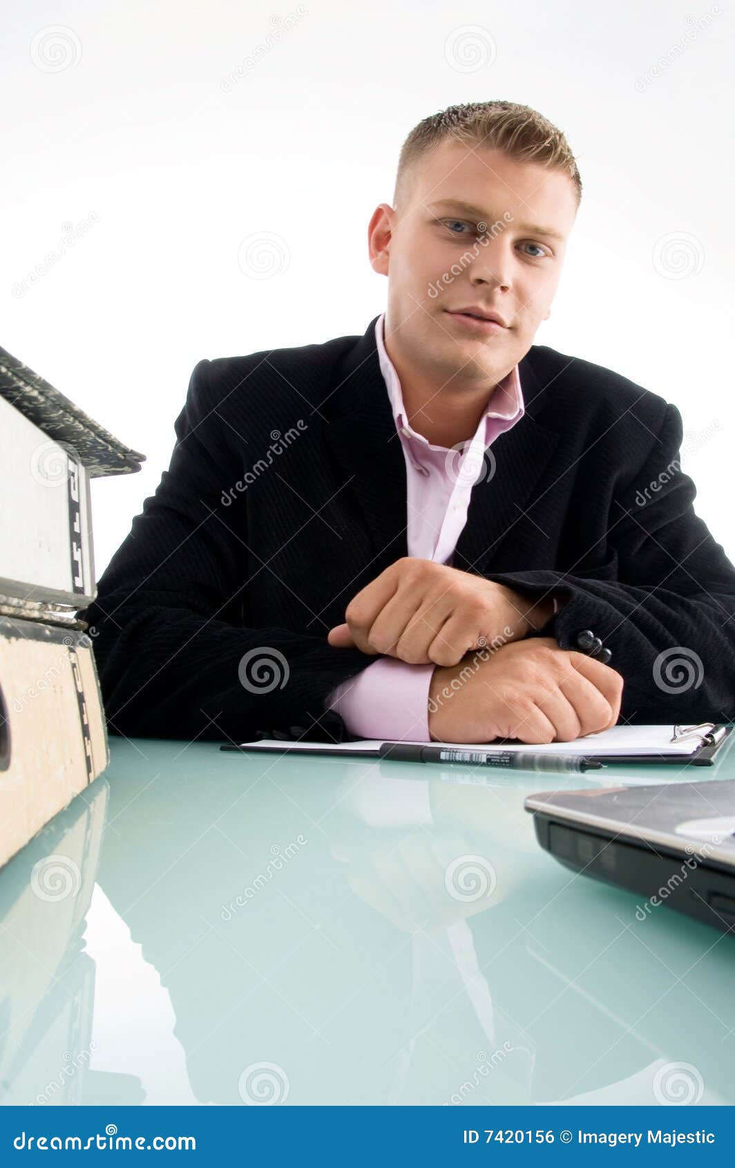 Handsome Lawyer Looking at Camera Stock Photo - Image of attorney ...