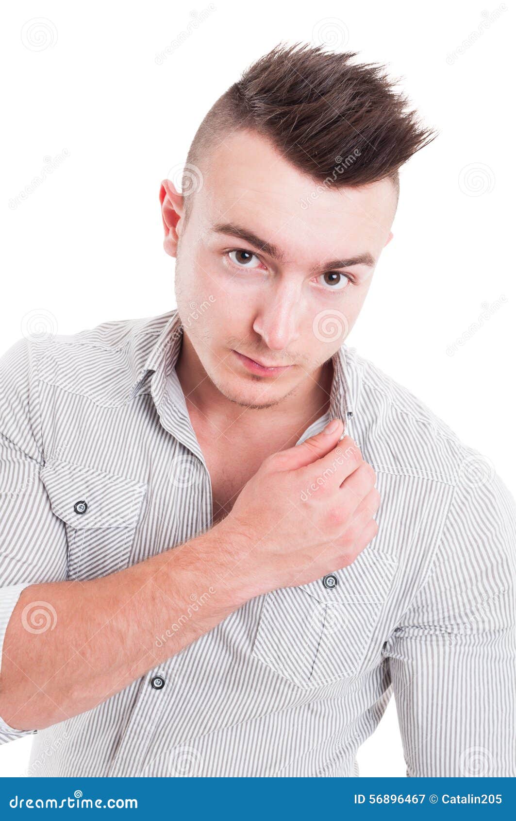 Handsome Lover Swaggering and Posing Stock Image - Image of looking ...