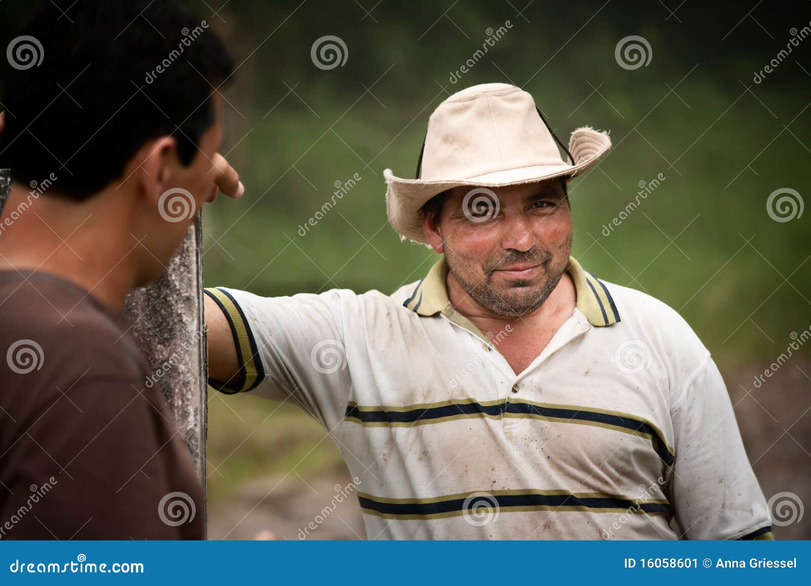 Handsome Male Ranch Hands in Costa Rica Stock Image - Image of foggy ...