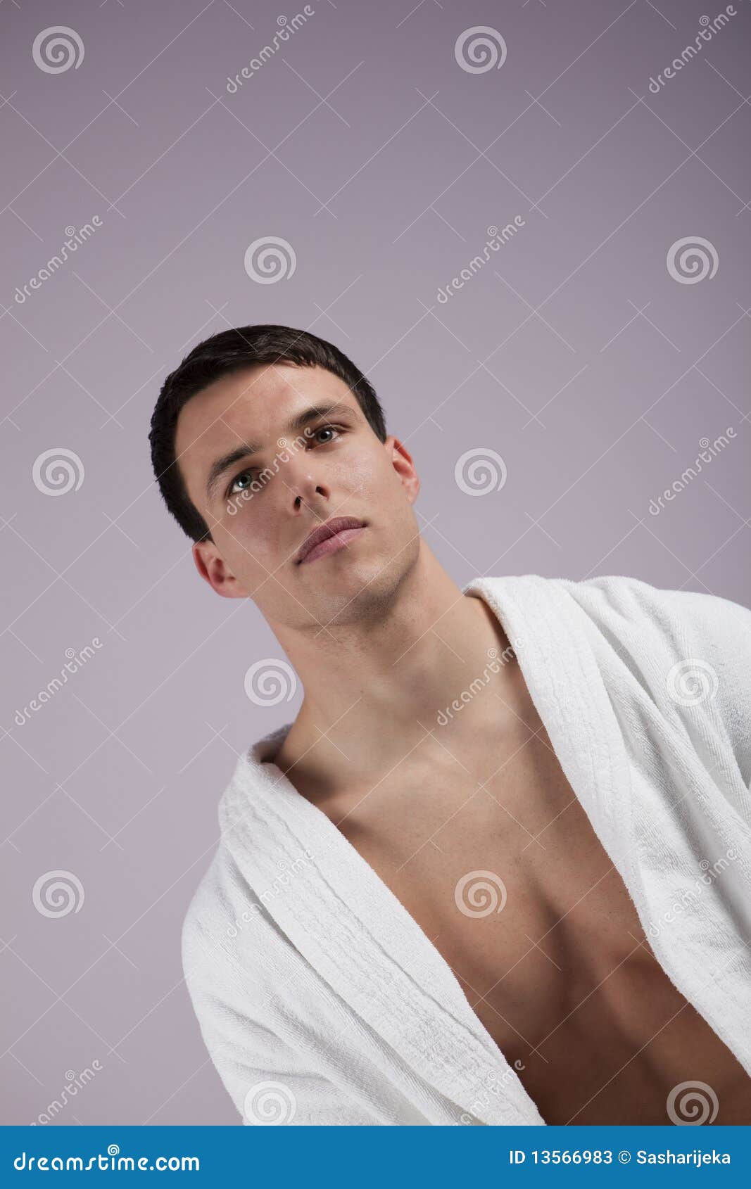 Handsome Male in the Spa stock image. Image of attractive - 13566983