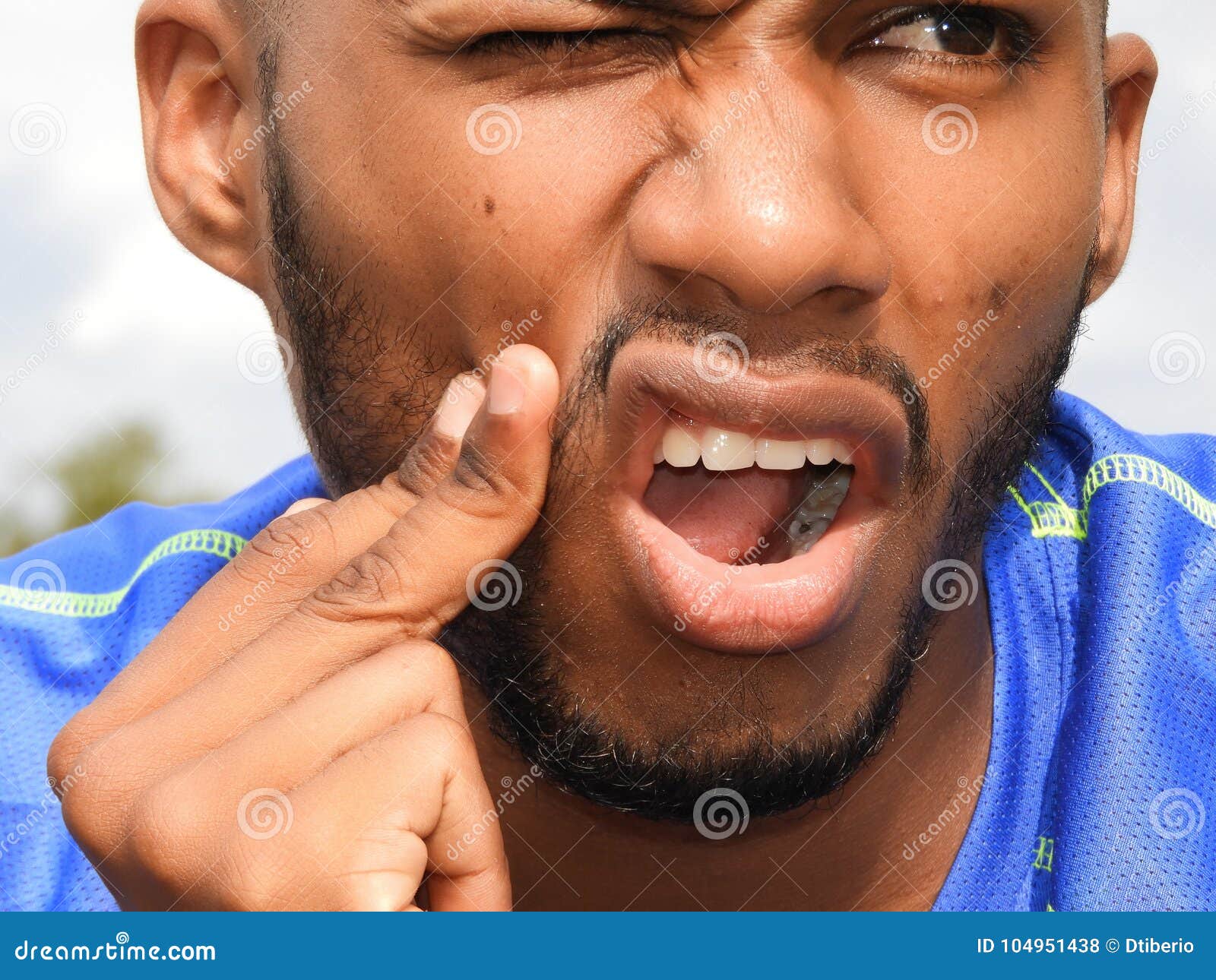 Handsome Male with Toothache Stock Photo - Image of looks, young: 104951438