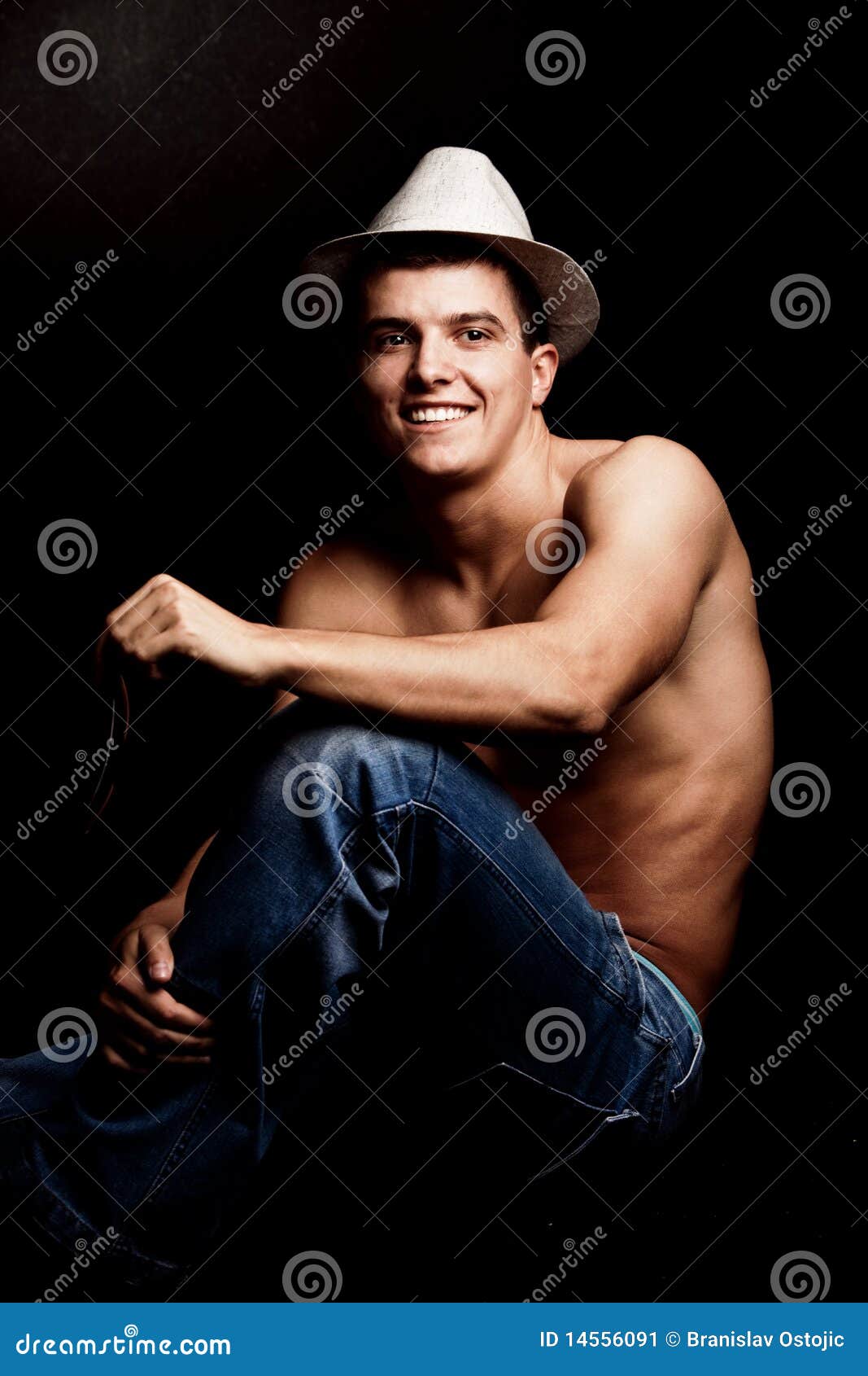 Handsome man stock image. Image of smile, handsome, blue - 14556091