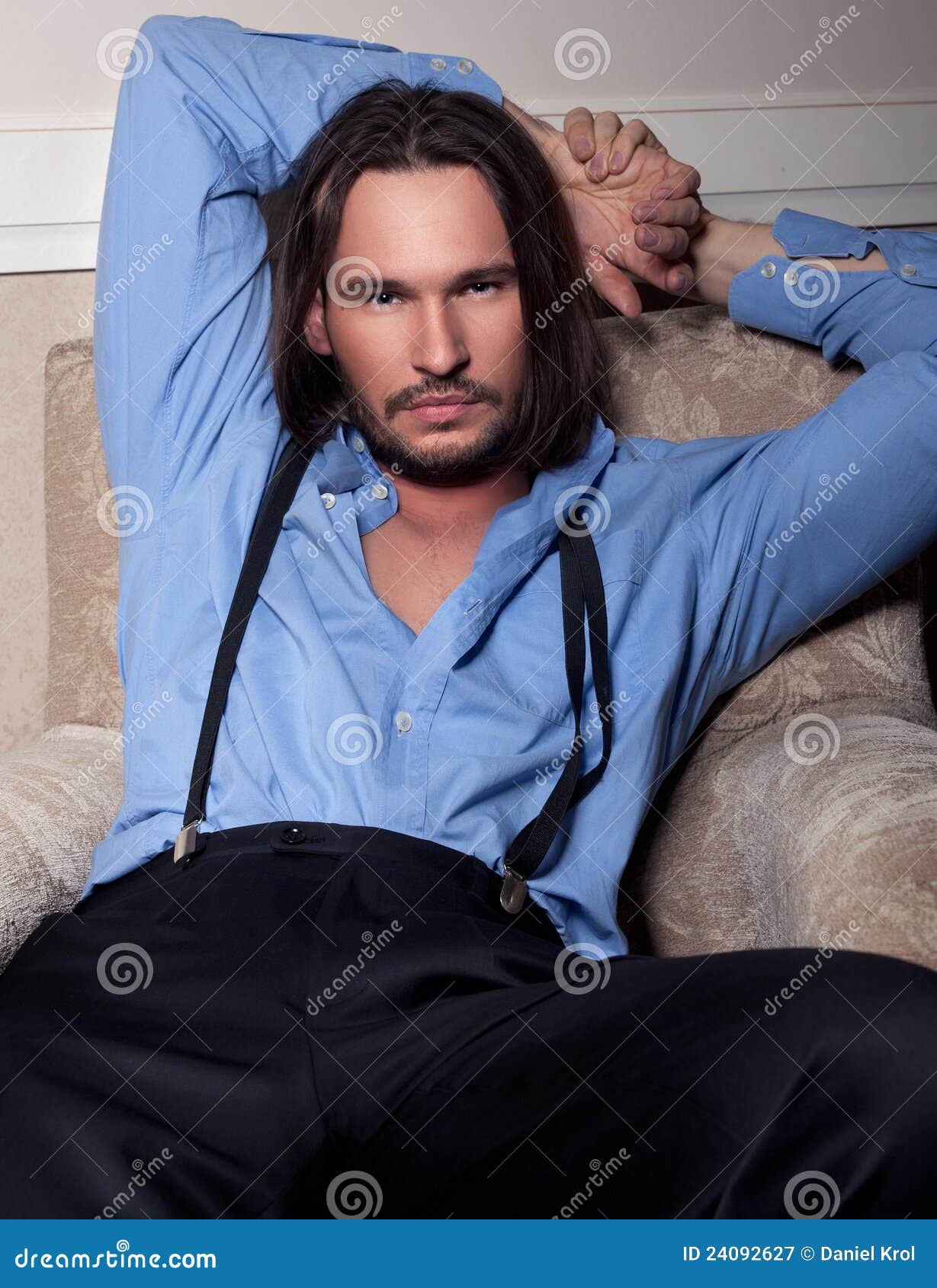 Handsome man stock image. Image of human, modern, light - 24092627