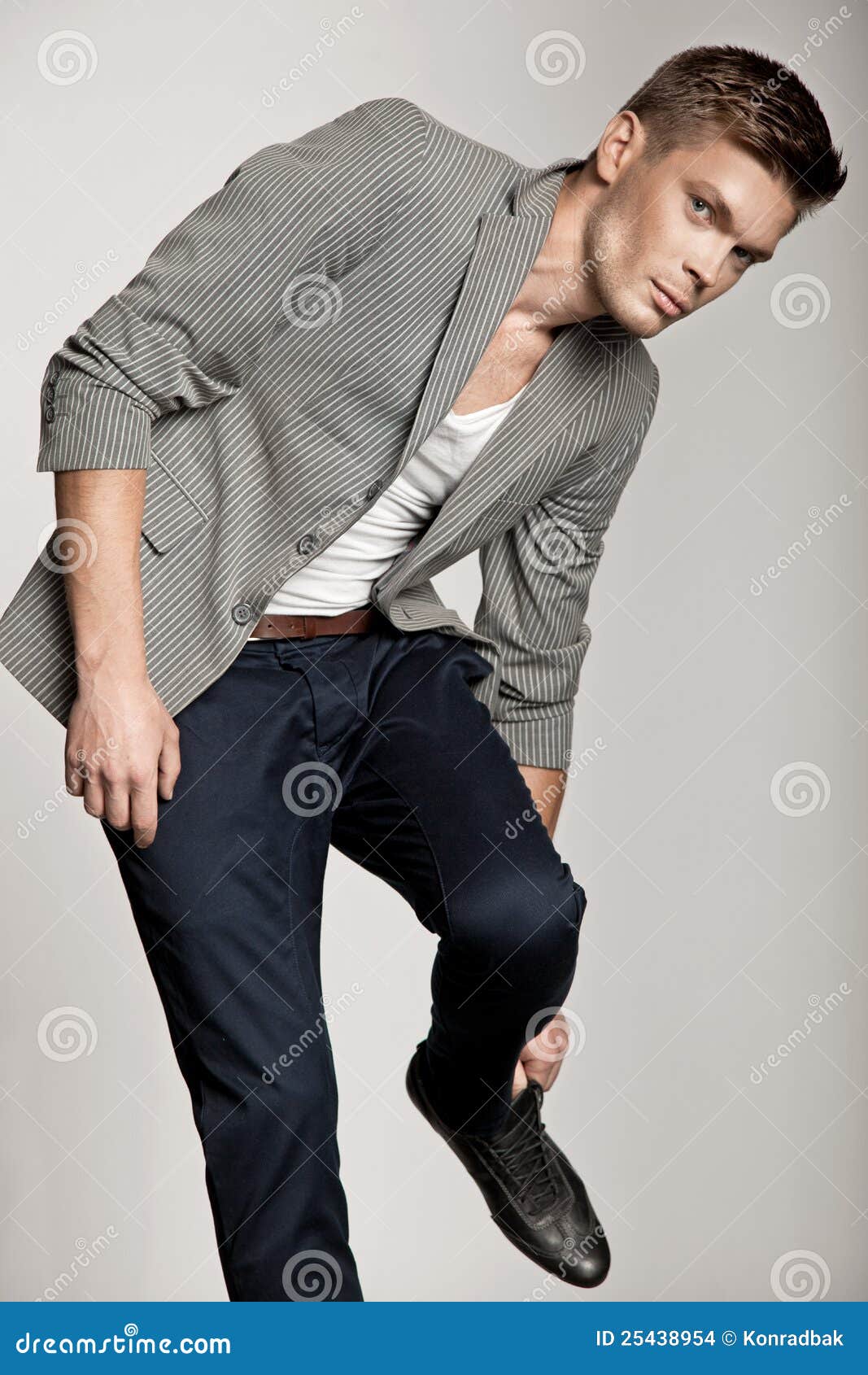 Handsome man stock photo. Image of lifestyle, casual - 25438954