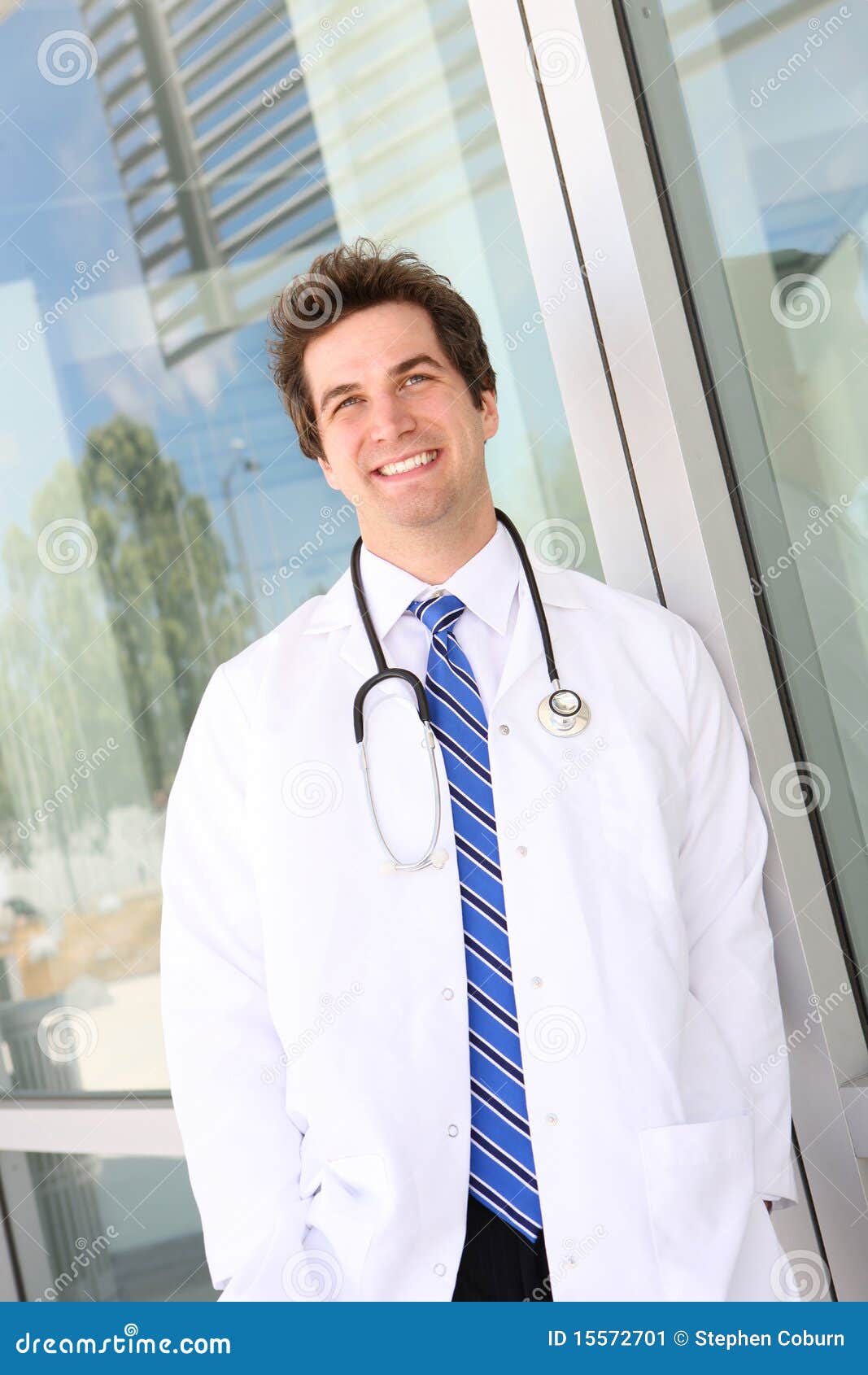 Handsome Man Doctor stock image. Image of experience - 15572701