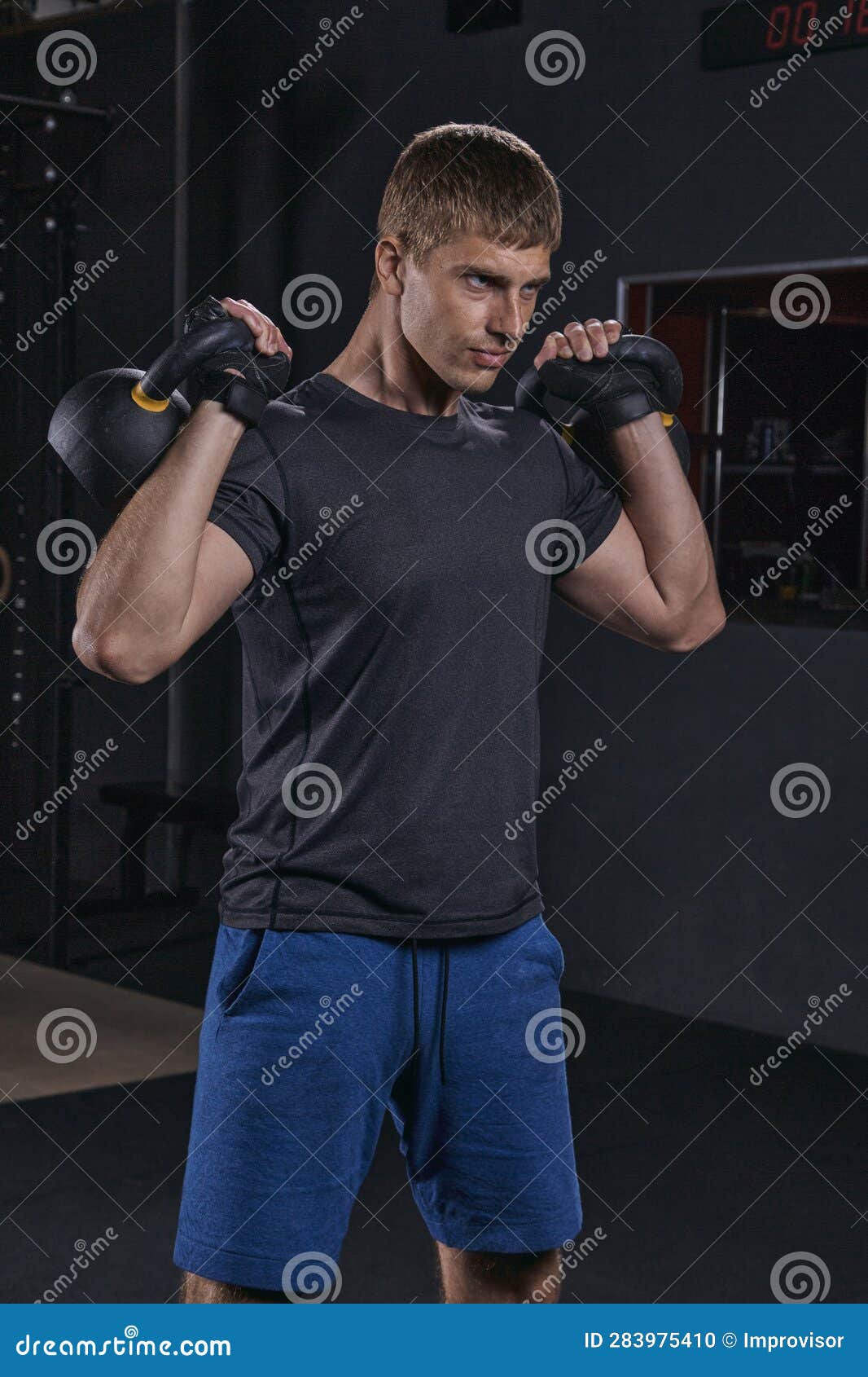 Handsome Man Doing Functional Training Stock Photo - Image of ...