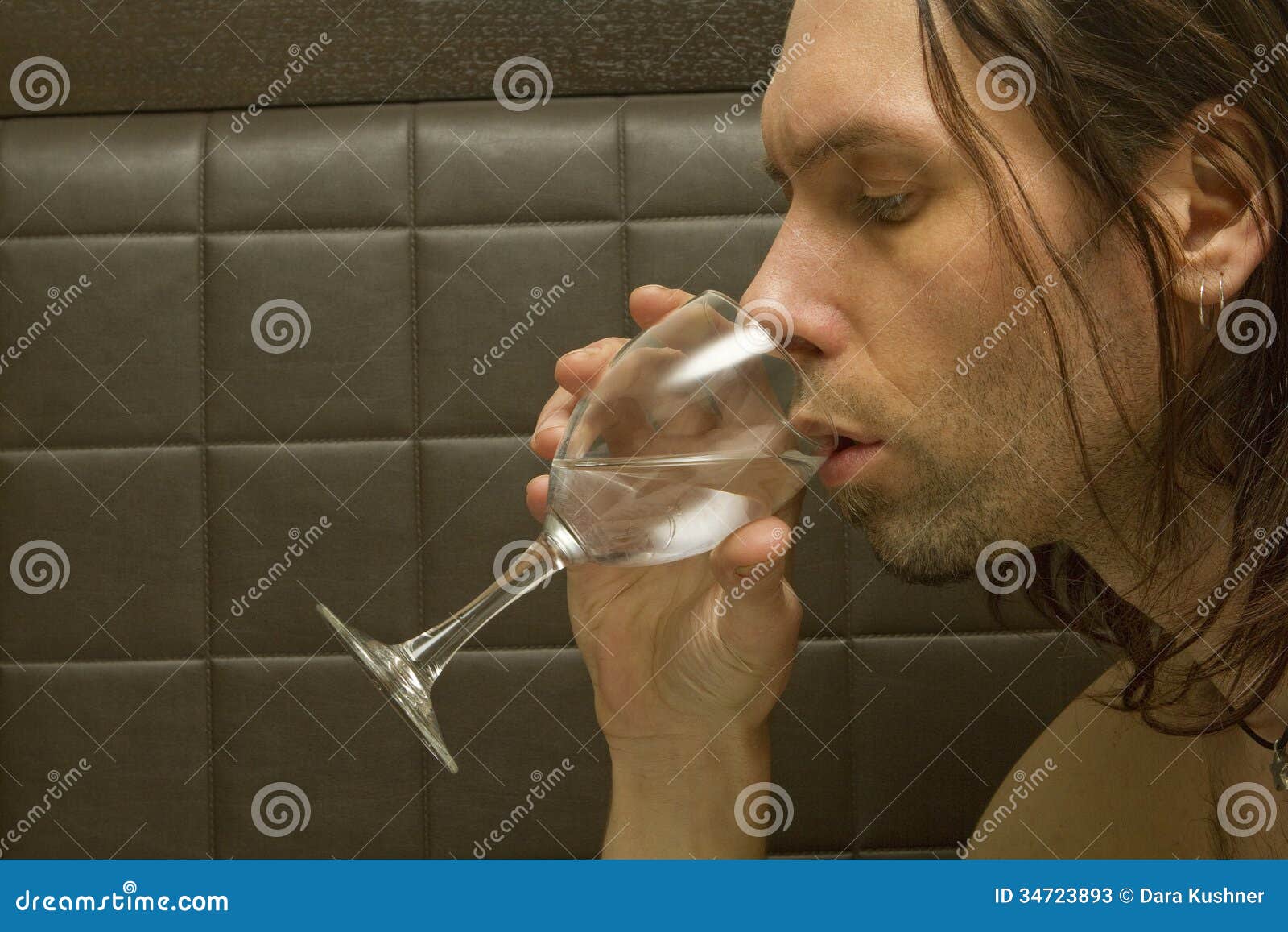 Handsome Man Drinking Wine stock image. Image of drink - 34723893