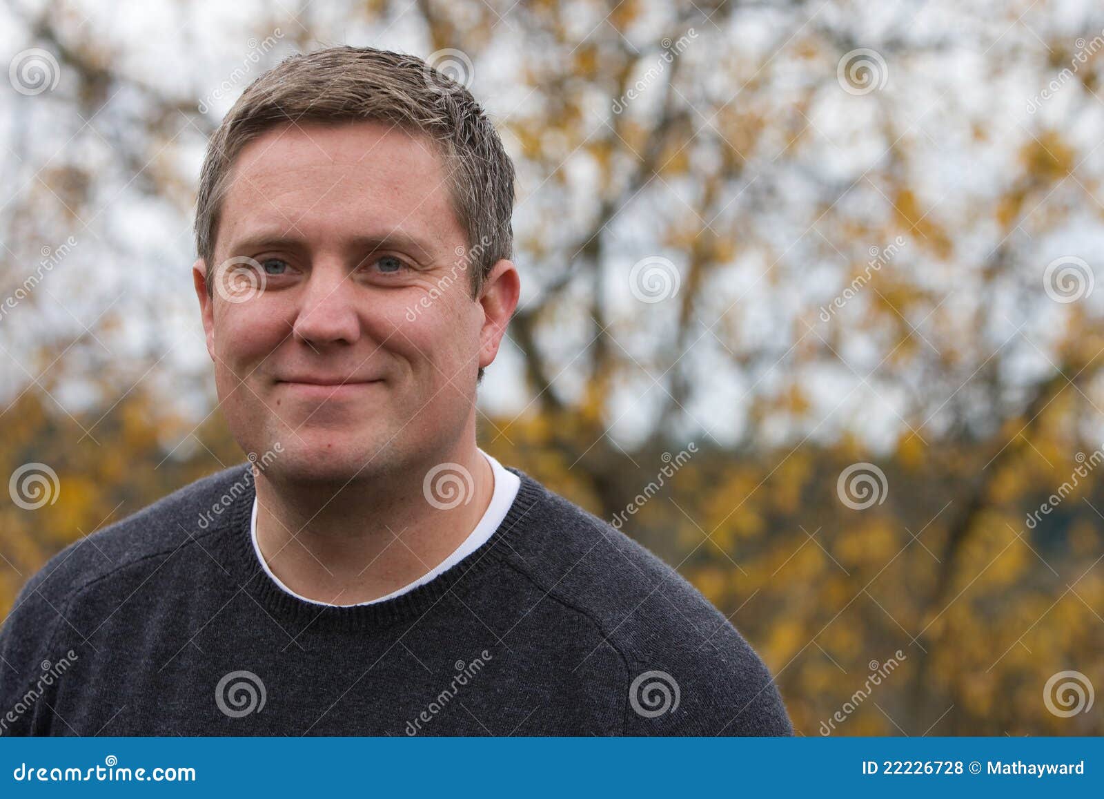 Handsome Man with a Friendly Smile Stock Photo - Image of kind, smiling ...