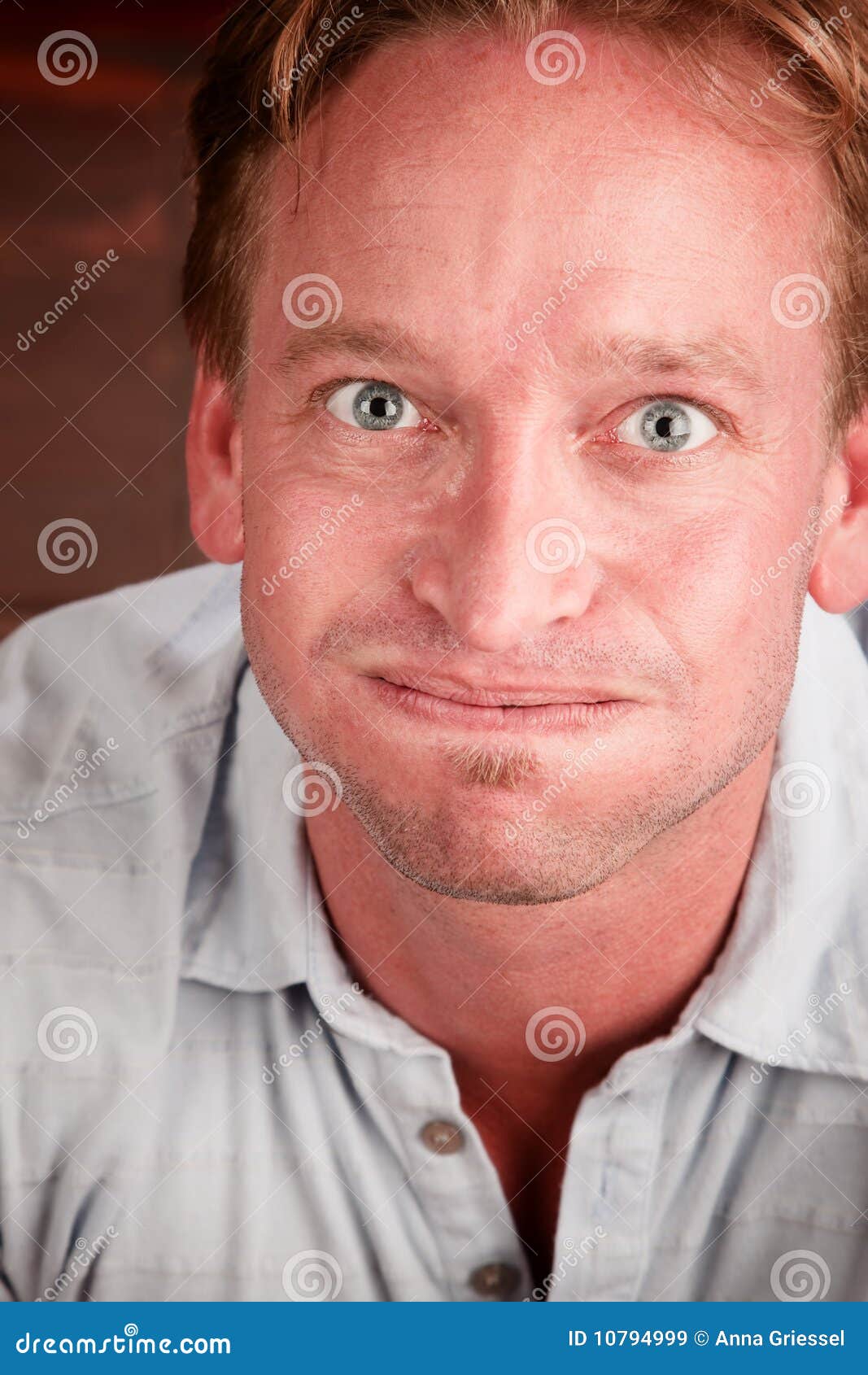 Handsome Man with Funny Expression Stock Image - Image of person ...