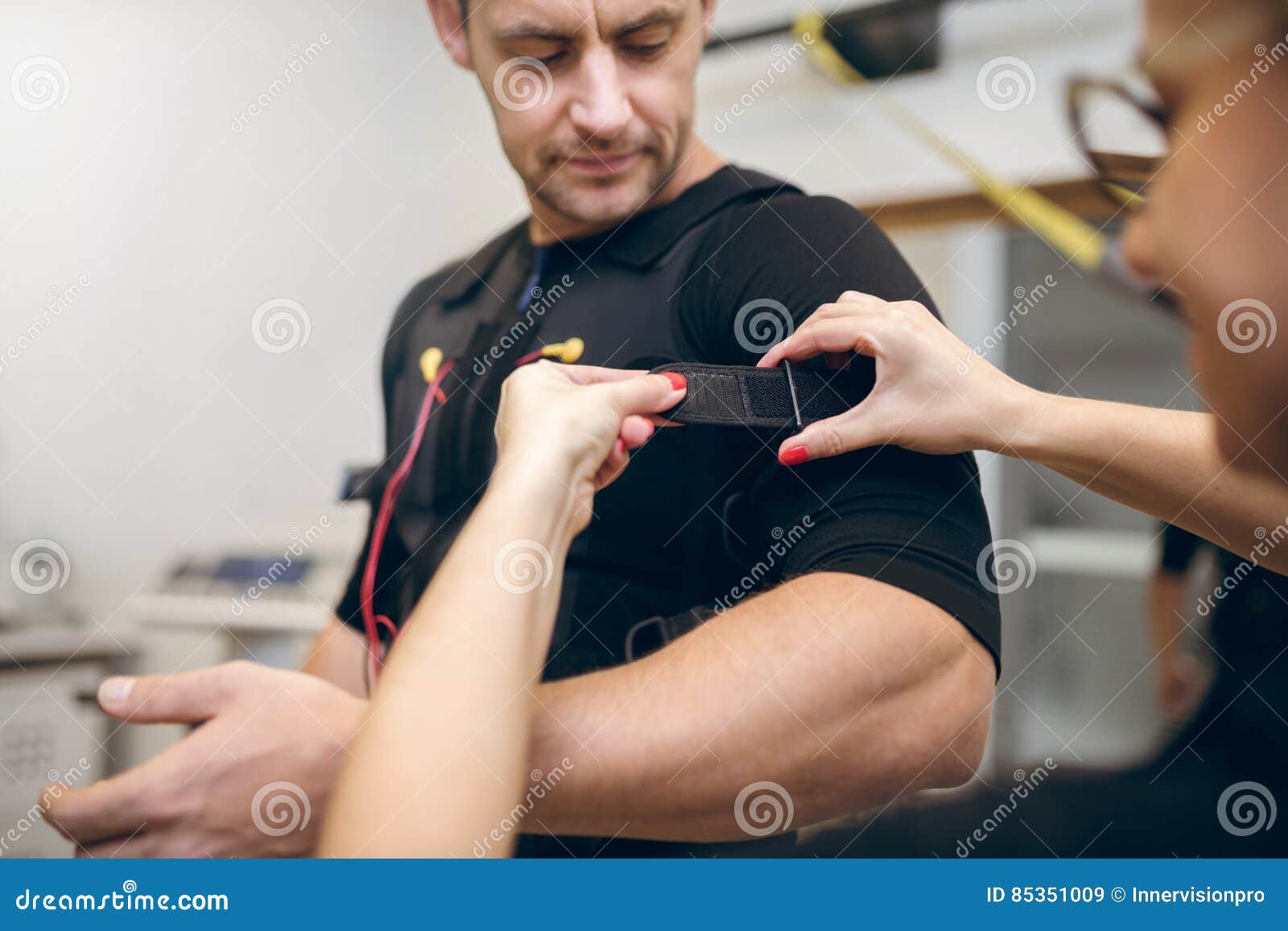 Handsome Man Getting Prepared for Ems Training Stock Image - Image of ...
