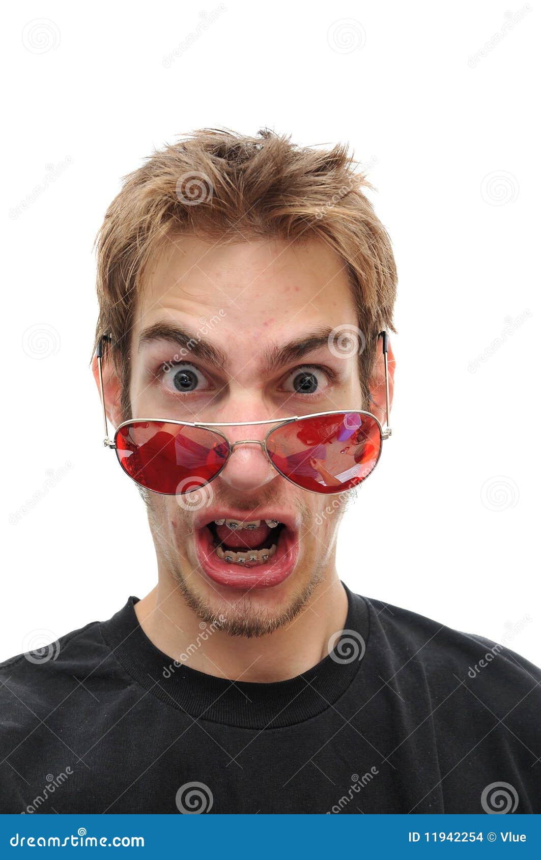 Handsome Man Giving the Look Stock Photo - Image of facial, adult: 11942254