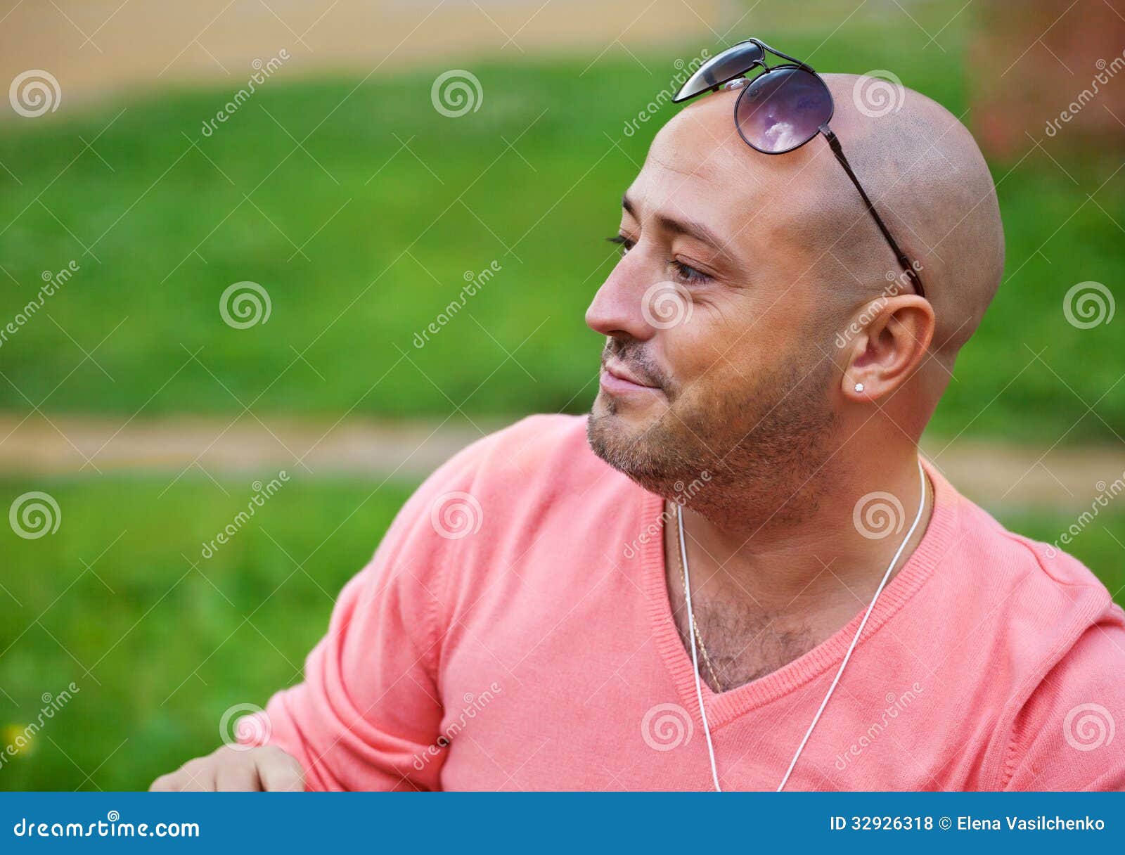 Handsome Man Have Rest Outdoor Stock Photo - Image of masculine ...